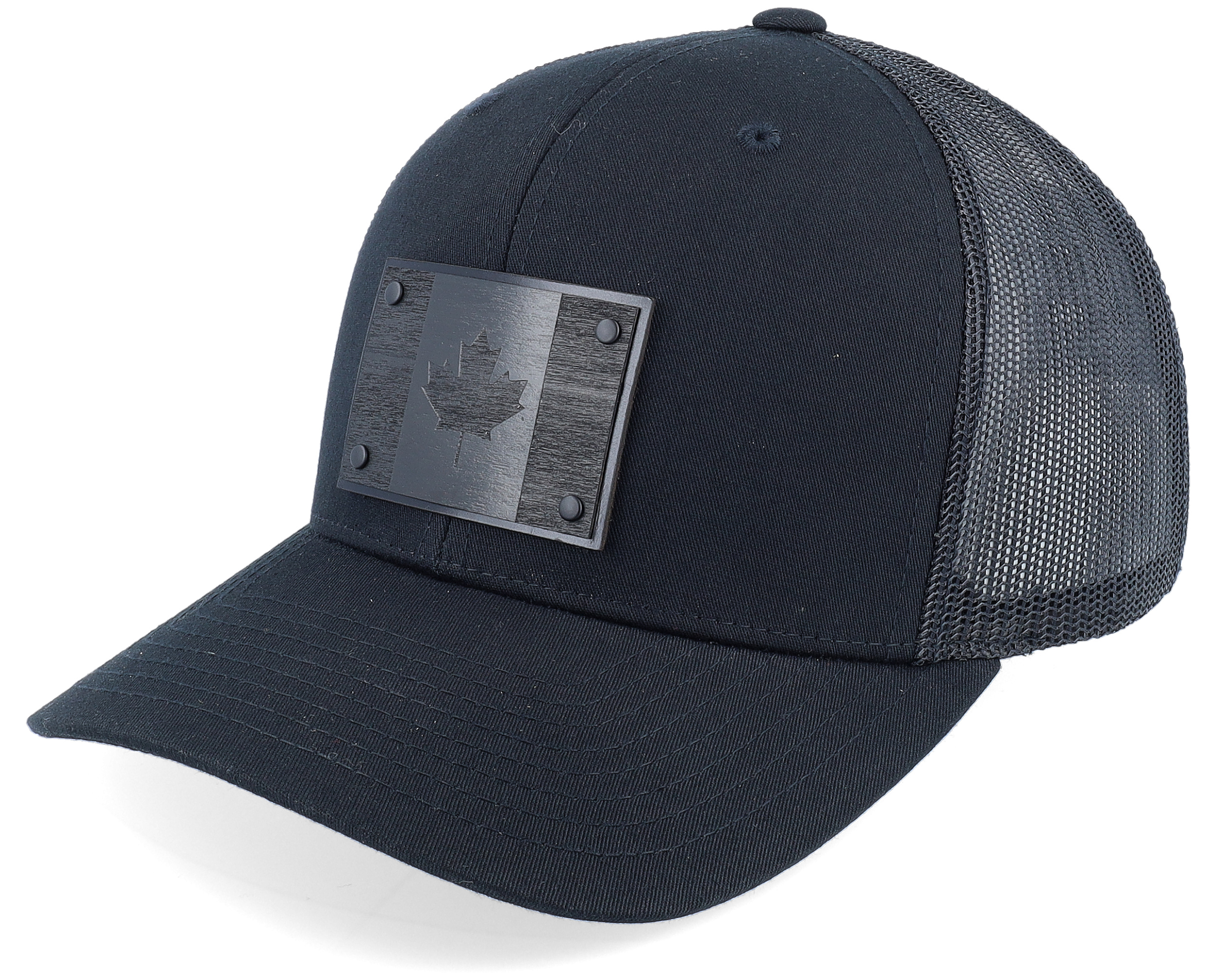 Canadian Flag Blackwood Solidblack/Black Trucker - Union Standard ...