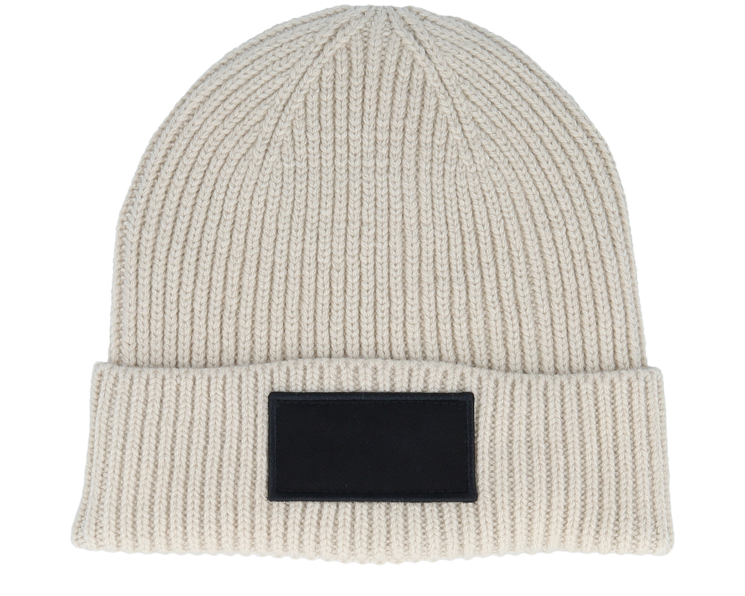 Oatmeal/Black Fashion Patch Cuff | Hatstoreworld.com