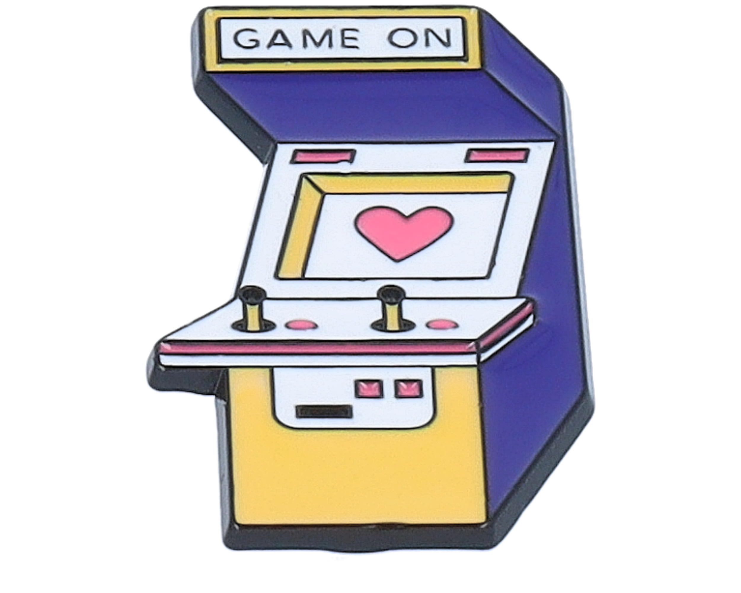 Retro Arcade Game Metal Enamel Pin | Hatstoreworld.com