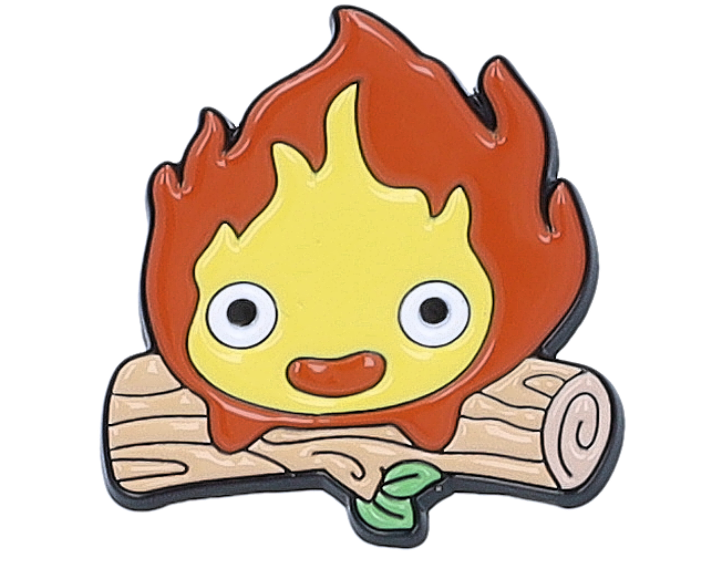 Japanese Anime Fire Metal Enamel Pin | Hatstoreworld.com