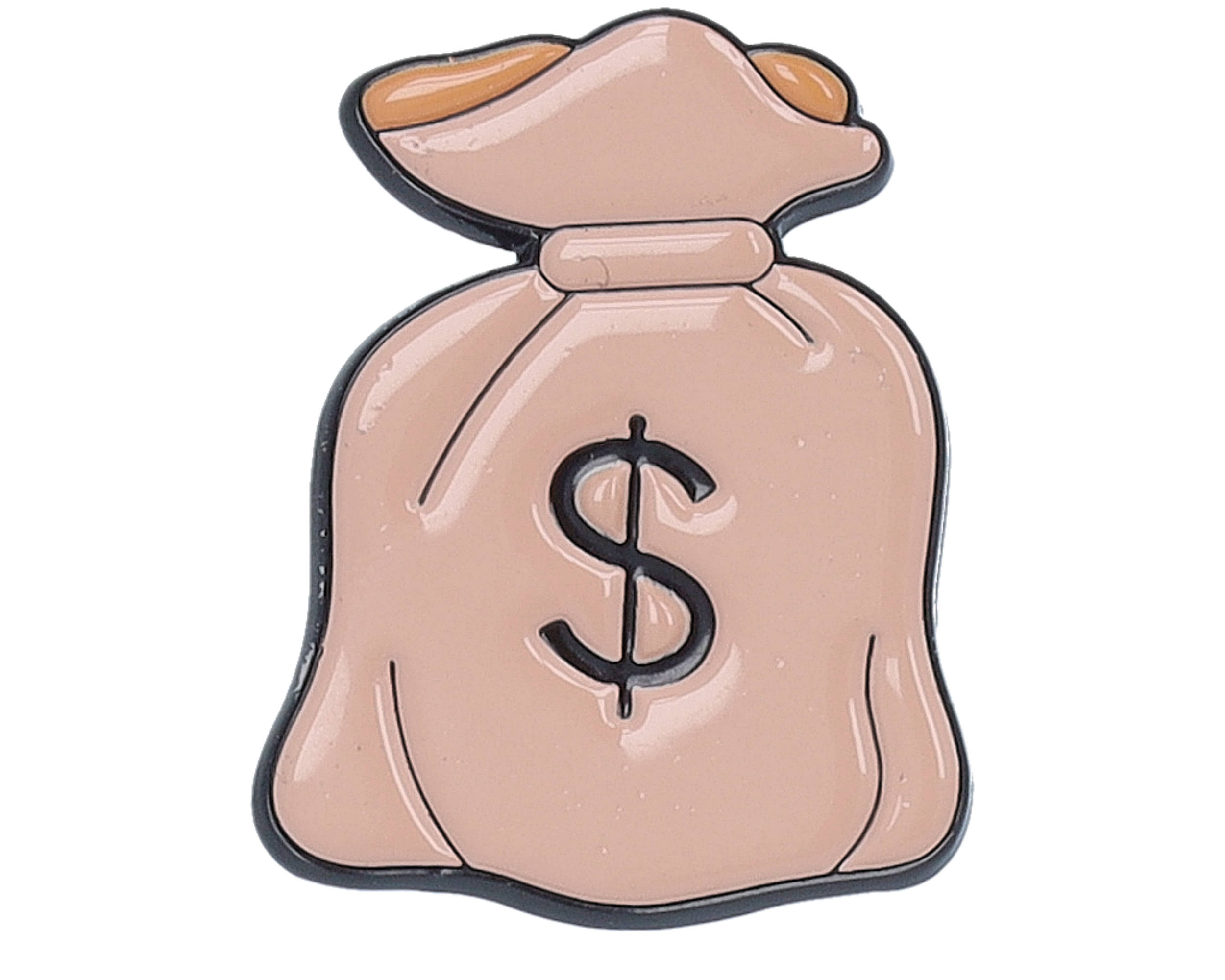 Money Bag Metal Enamel Pin - Cap Pins | Hatstoreworld.com