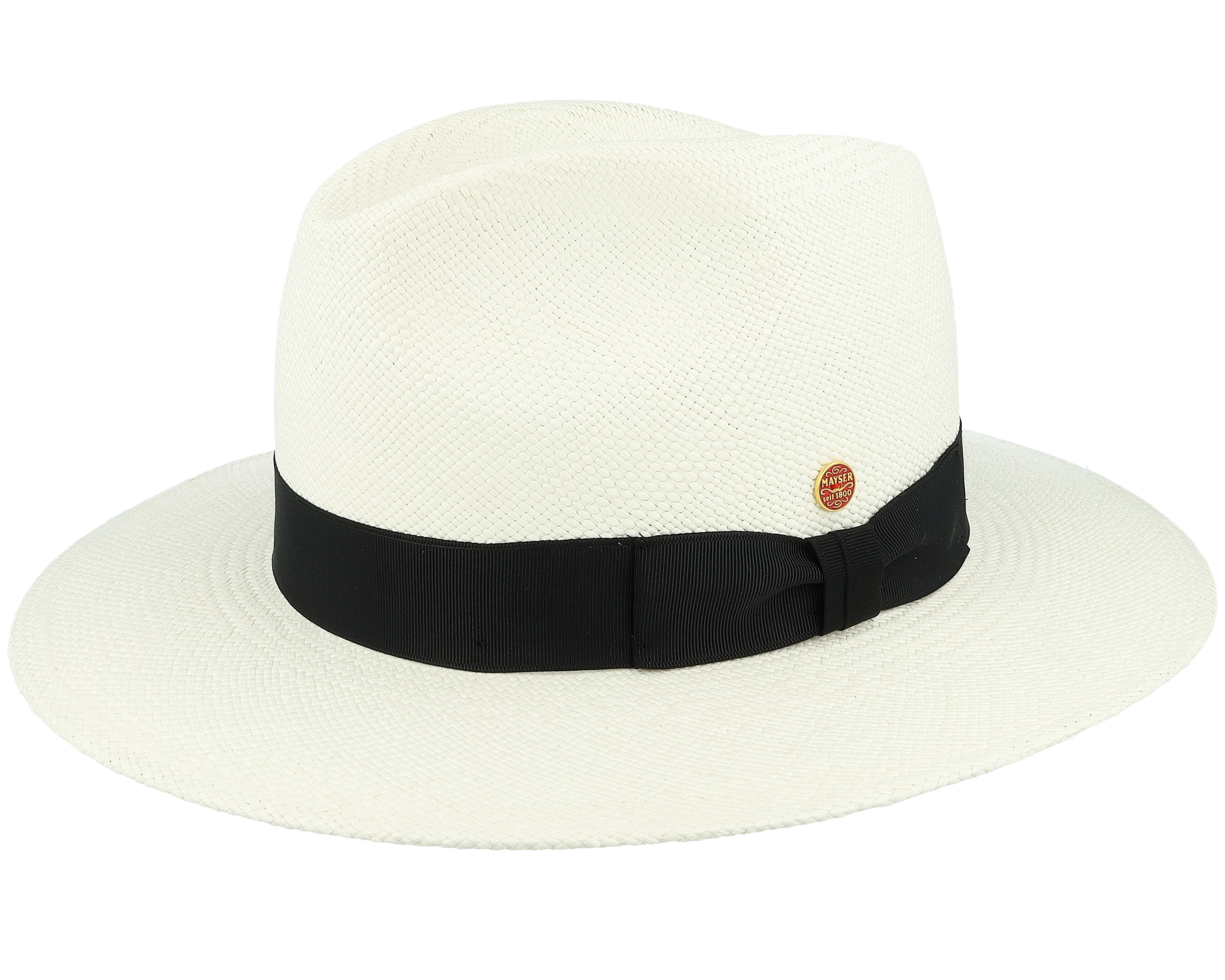 Menton Panama Bleached Straw Hat | Hatstoreworld.com