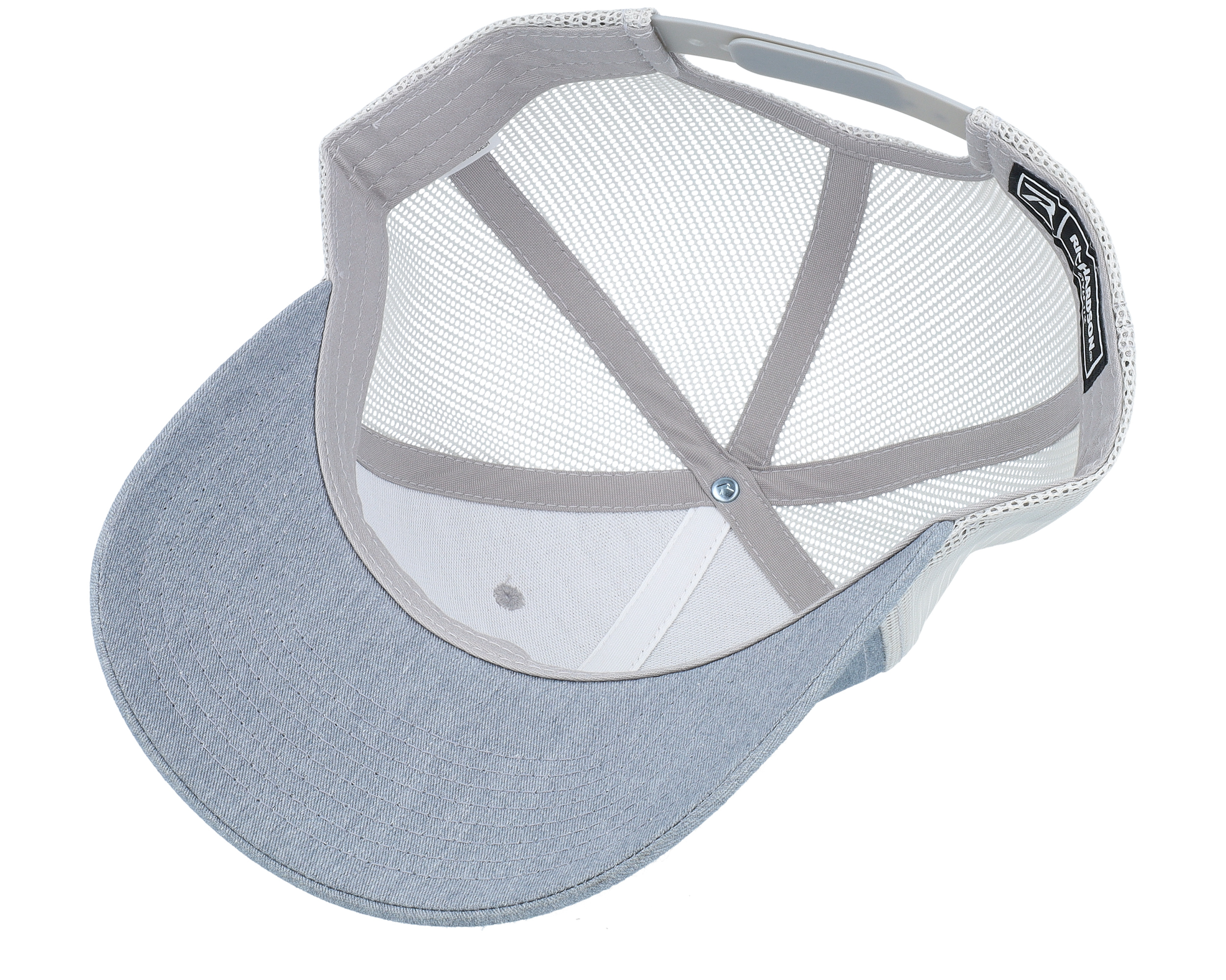 112 Split Heather Grey/Light Grey Trucker - Richardson | Hatstoreworld.com