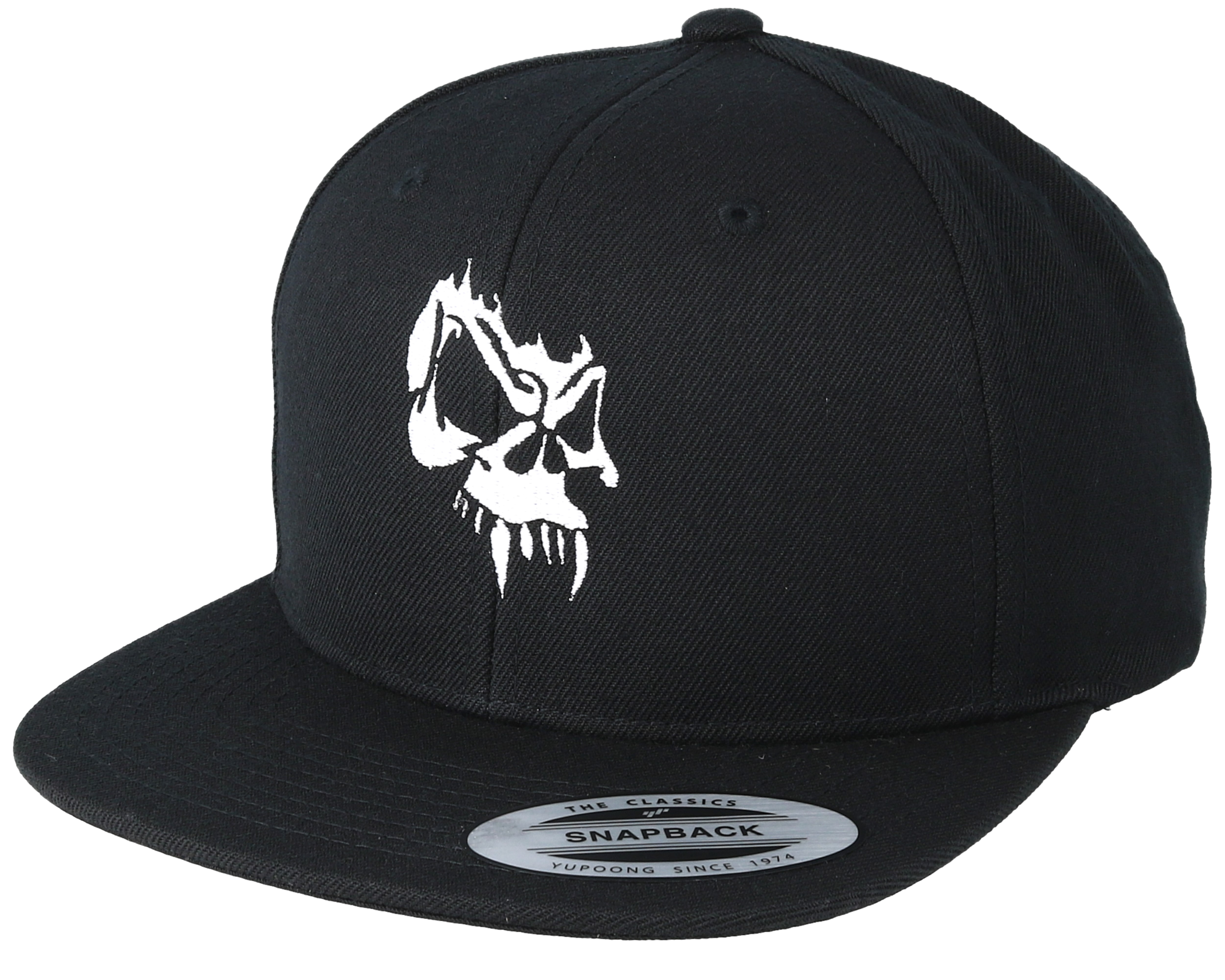 Angry Skull Black Snapback | Hatstoreworld.com