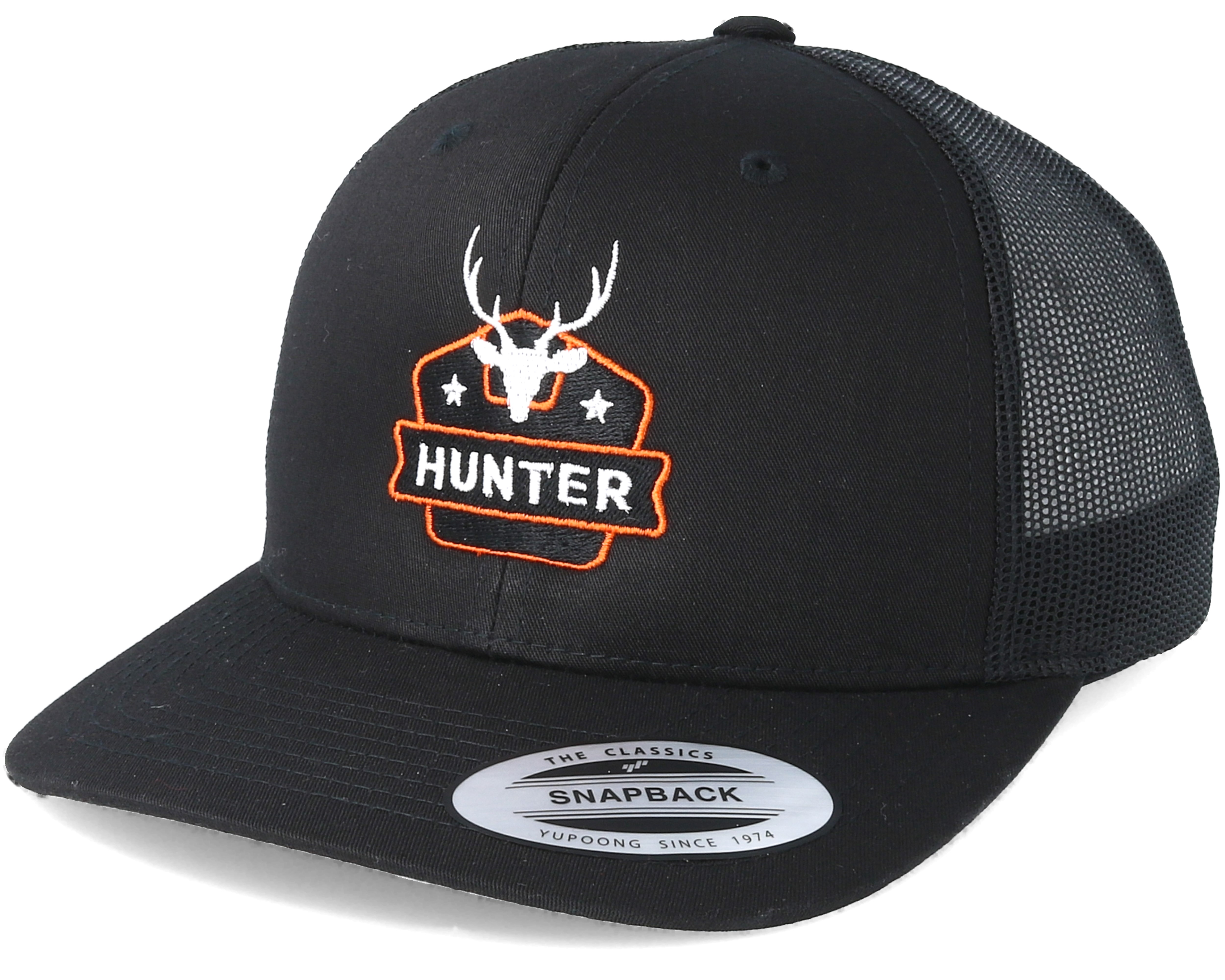 Deer Badge Black Trucker | Hatstoreworld.com
