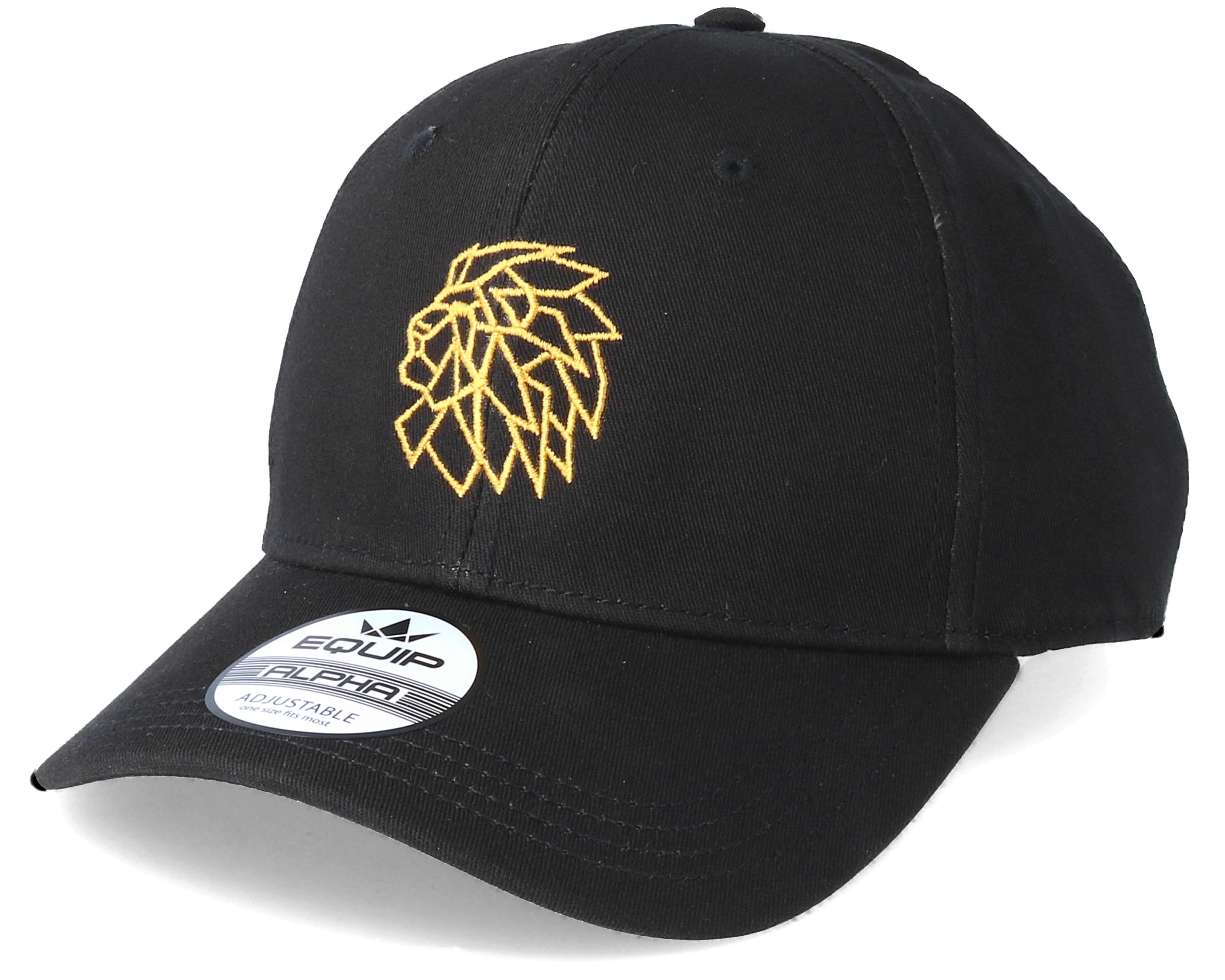 Head Logo Black/Gold Adjustable | Hatstoreworld.com
