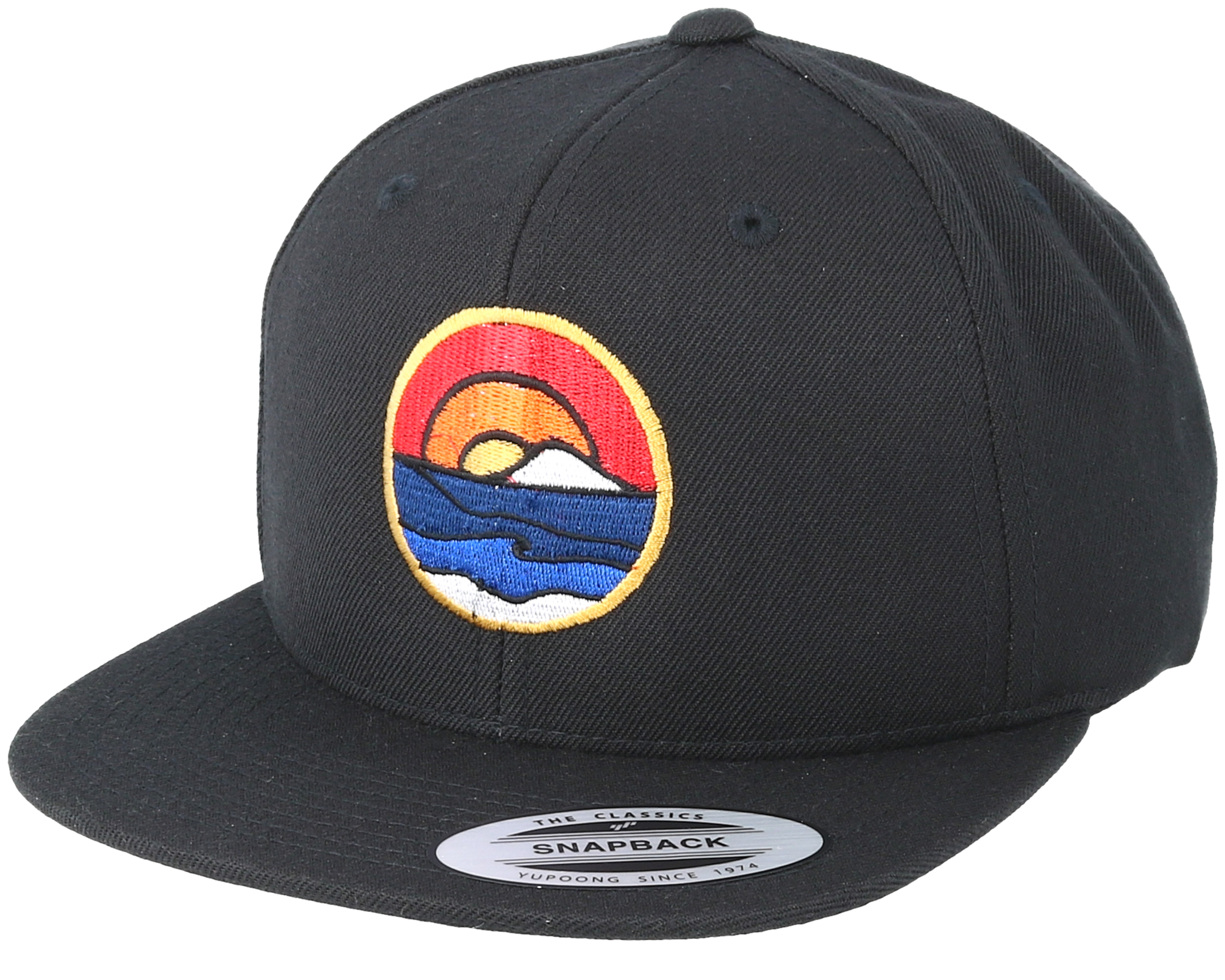Shades Of Nature Black Snapback - Wild Spirit cap | Hatstoreworld.com