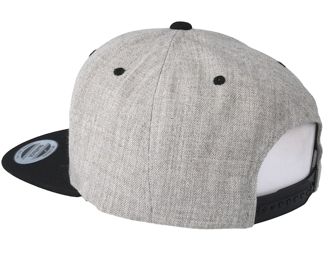 Poke Smoke Grey/Black Snapback - BOOM caps - Hatstoreworld.com