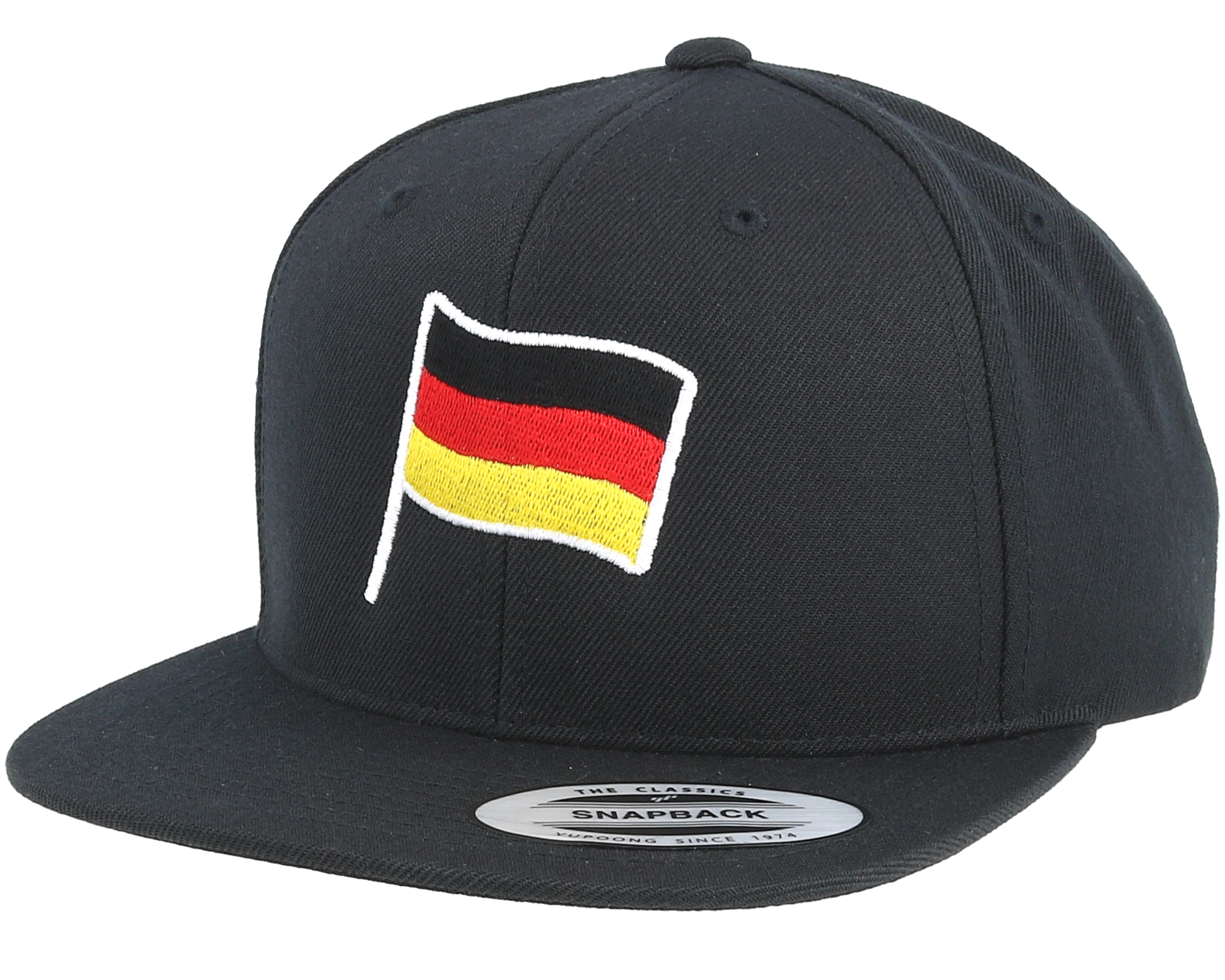 German Flag Black Snapback | Hatstoreworld.com