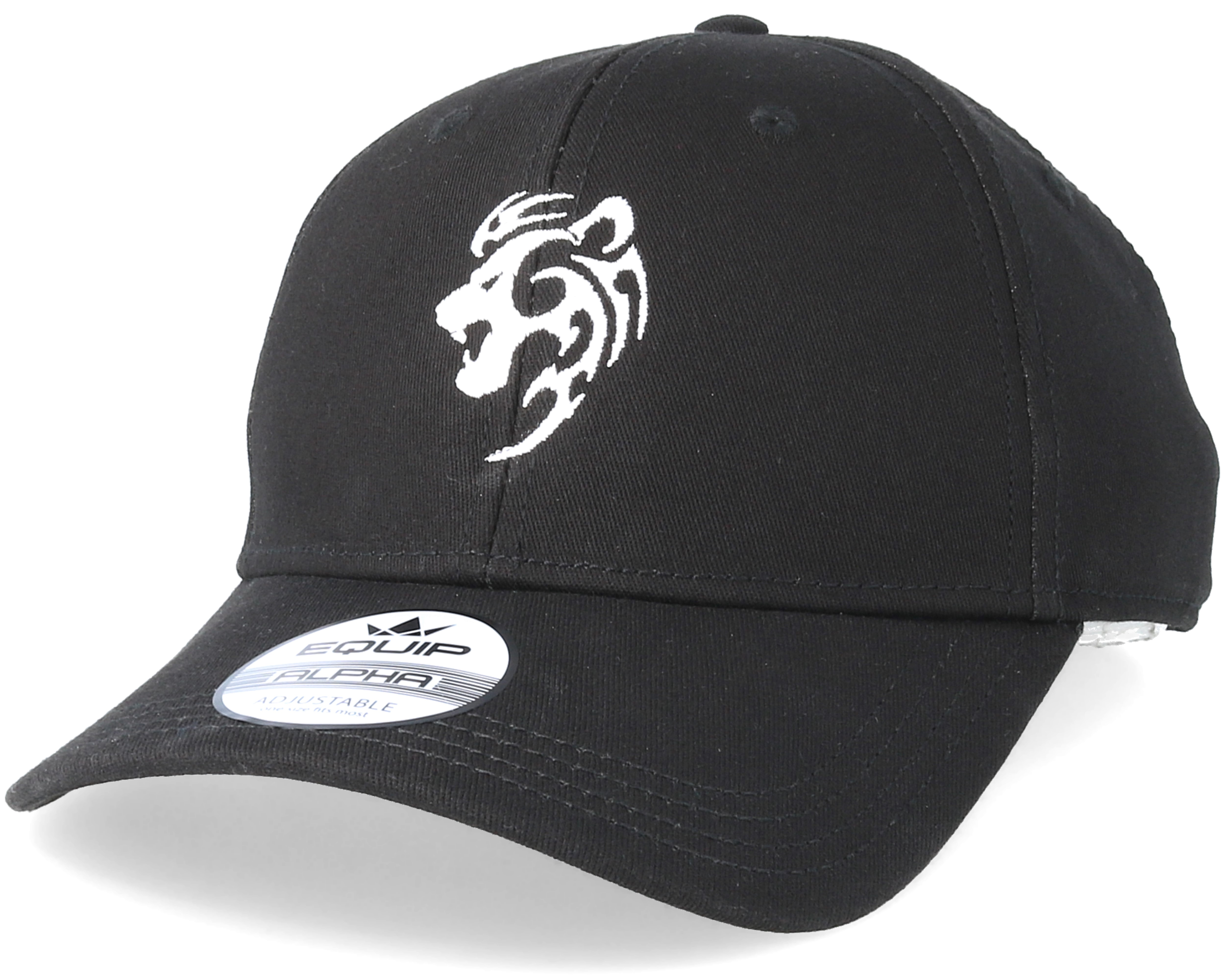 Tribal Lion Black Adjustable | Hatstoreworld.com