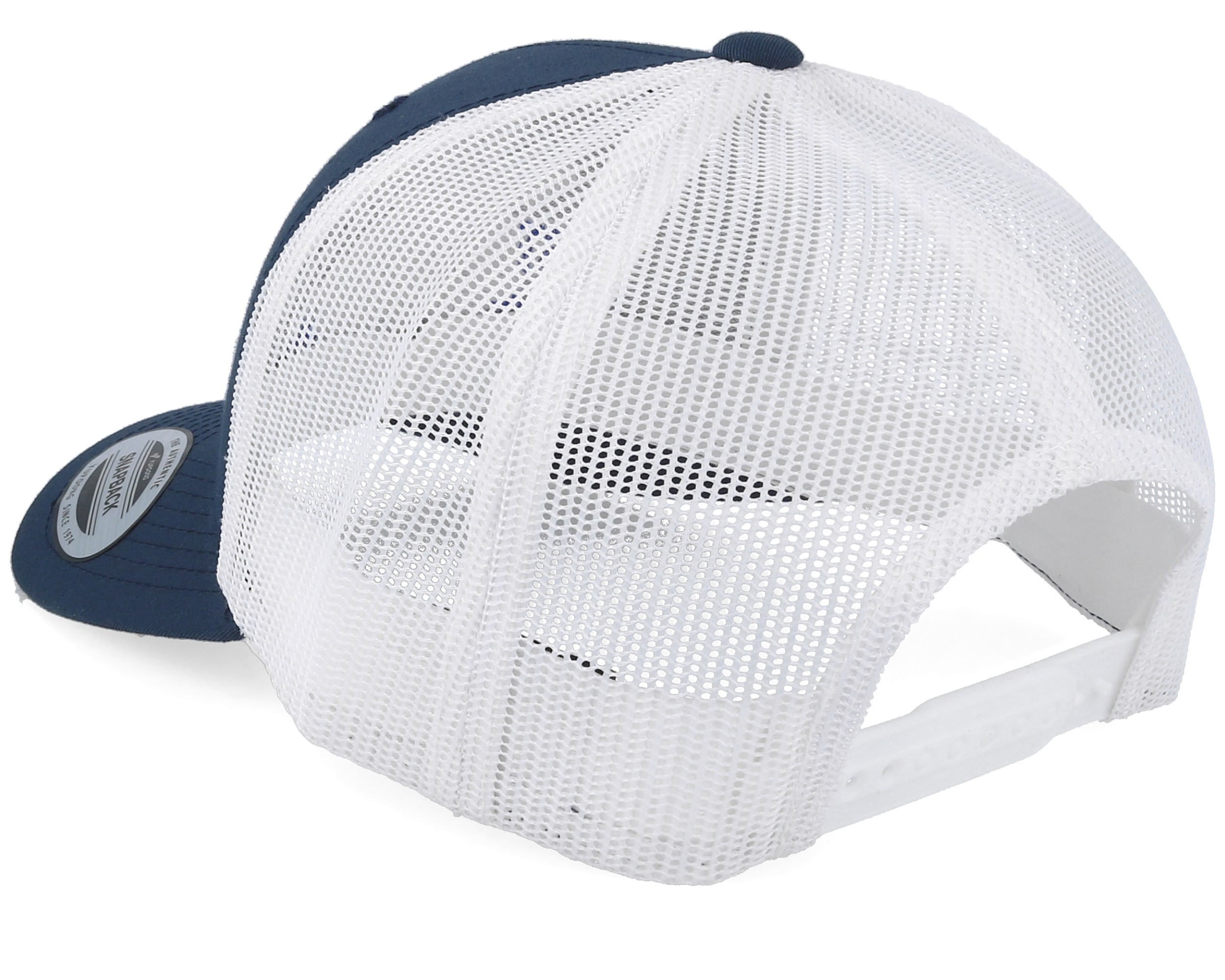 California Republic Navy White Trucker - Iconic cap | Hatstoreworld.com