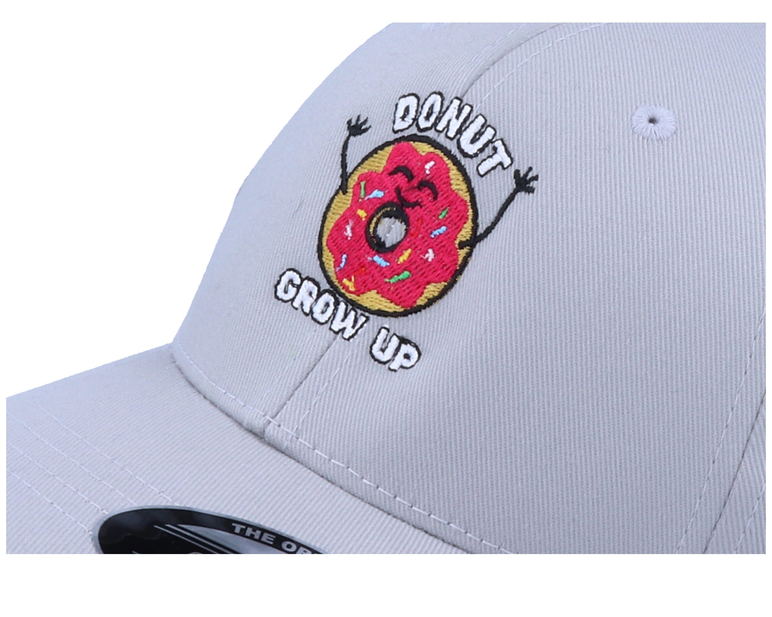 Kids Donut Grow Up Silver Flexfit - Kiddo Cap cap | Hatstoreworld.com