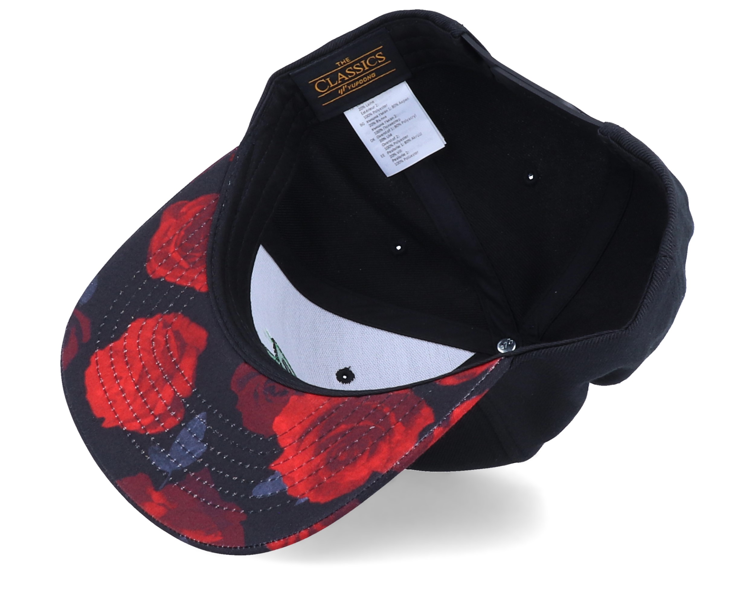 Love Rose Black/Rose Snapback - Tattoo Collective cap | Hatstoreworld.com
