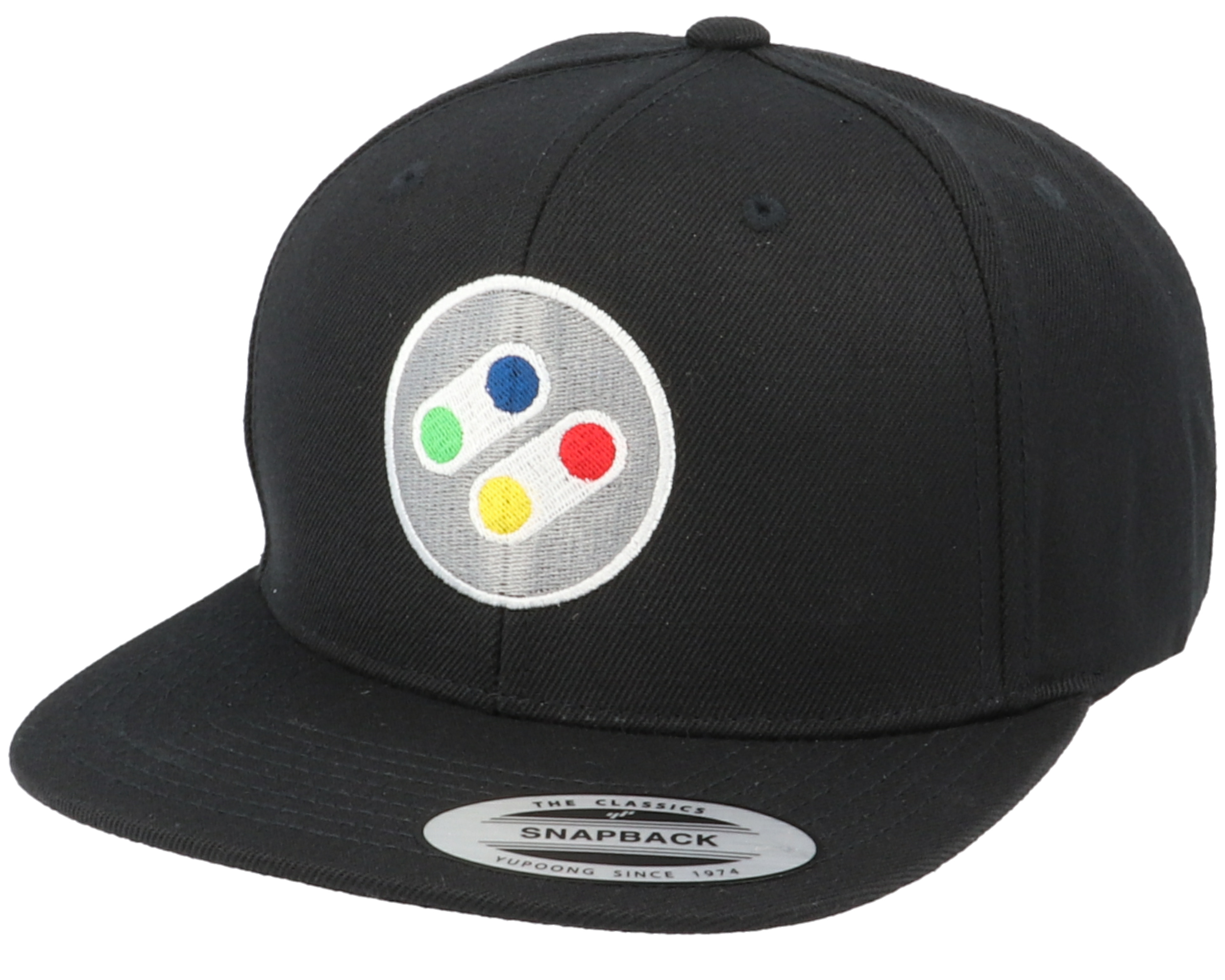 Super Buttons Black Snapback | Hatstoreworld.com