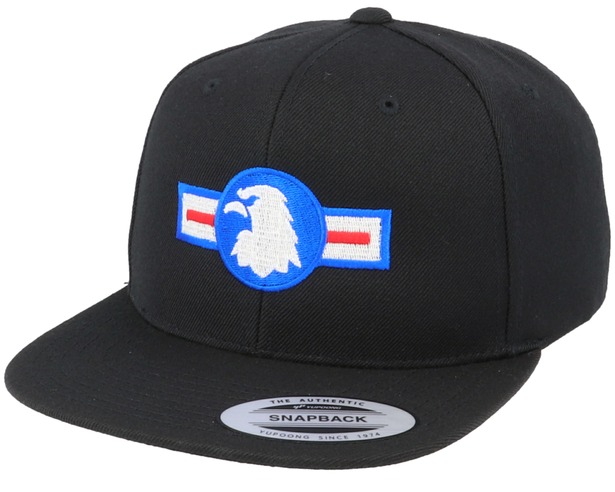 Air Force Eagle Black Snapback - Army Head | Hatstoreworld.com