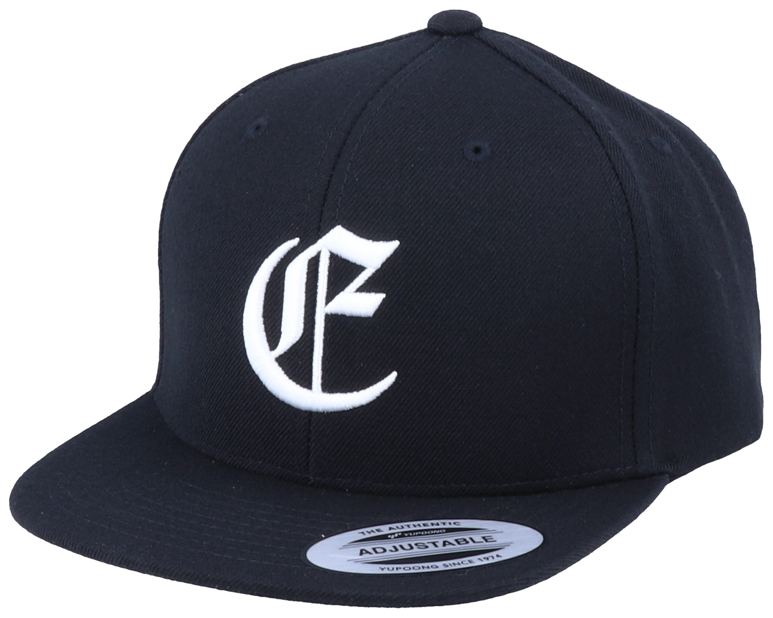 Kids E Letter 3D Black Snapback - Kiddo Cap cap | Hatstoreworld.com