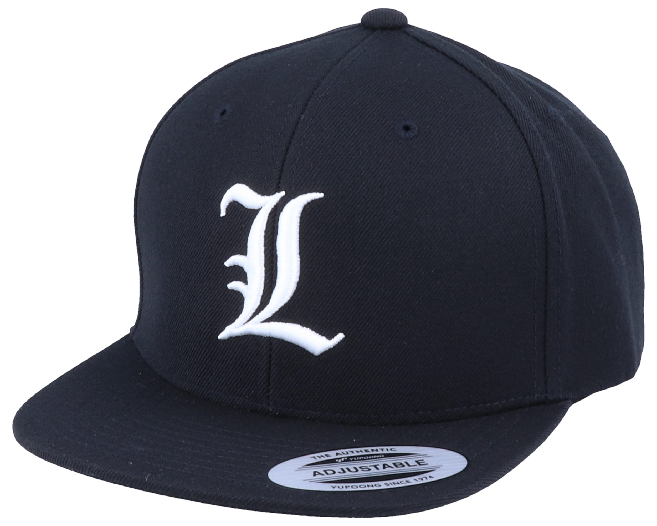 Kids L Letter 3D Black Snapback | Hatstoreworld.com