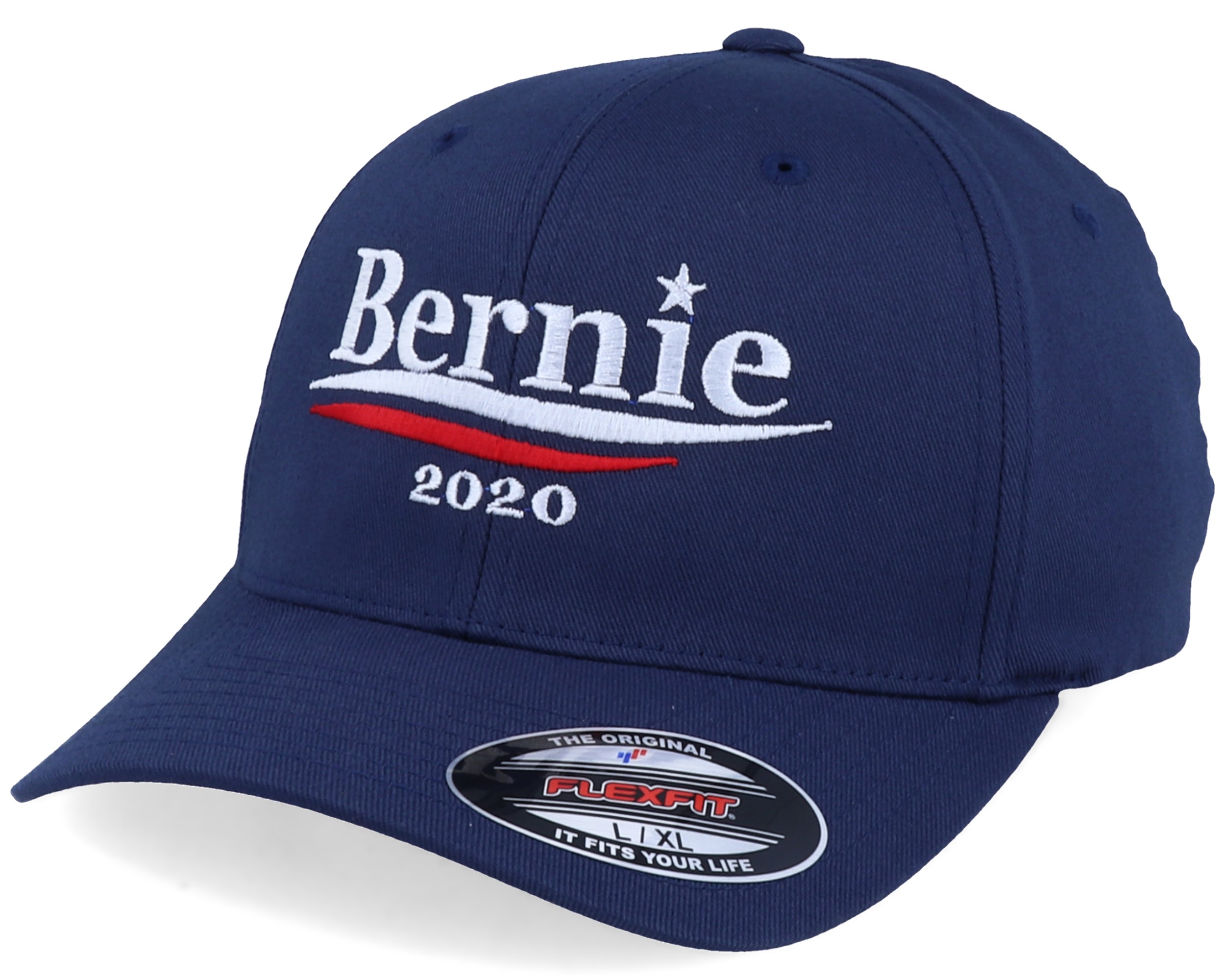 Bernie For President Navy Flexfit | Hatstoreworld.com