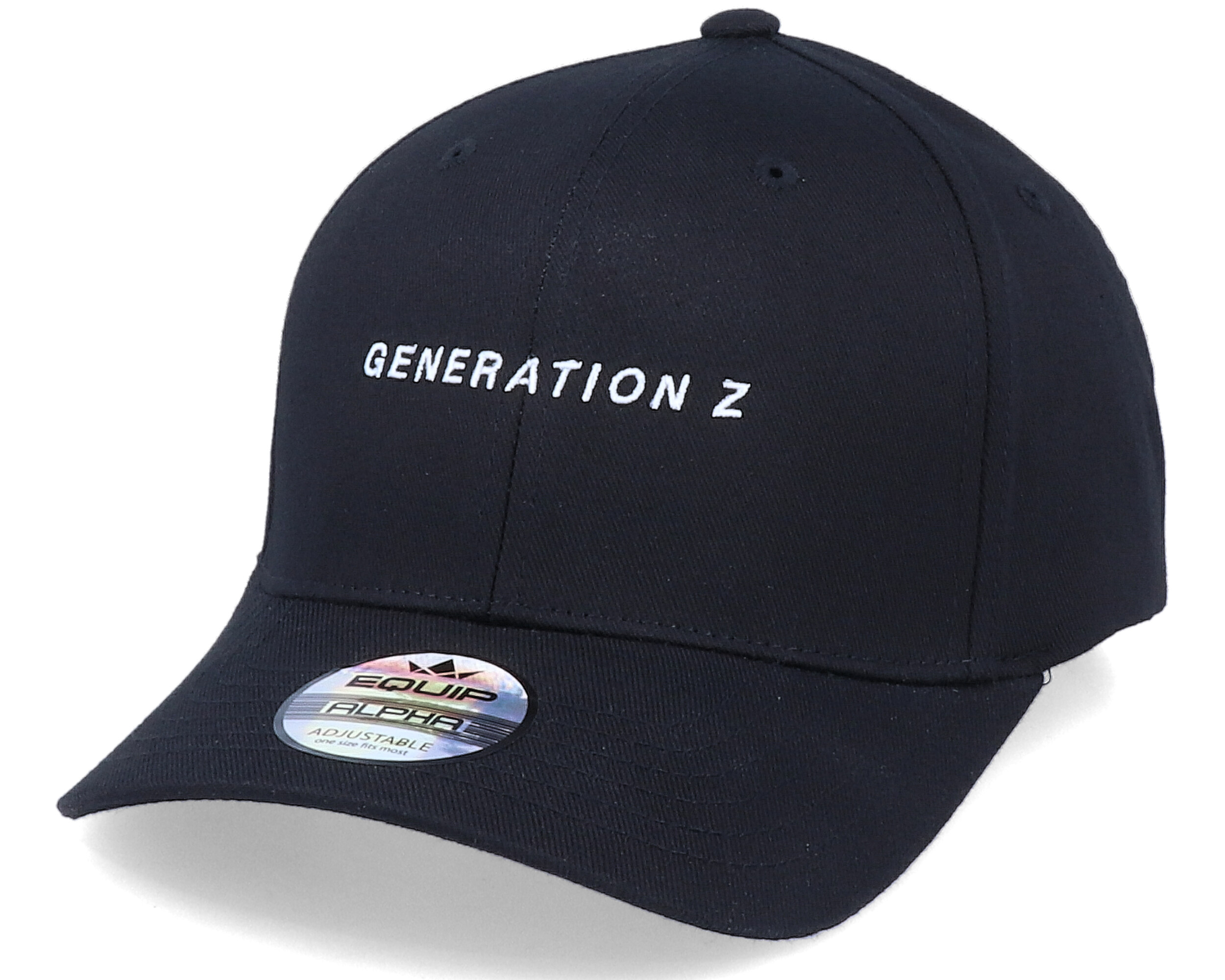Generation Z Black Adjustable - Iconic | Hatstore.com