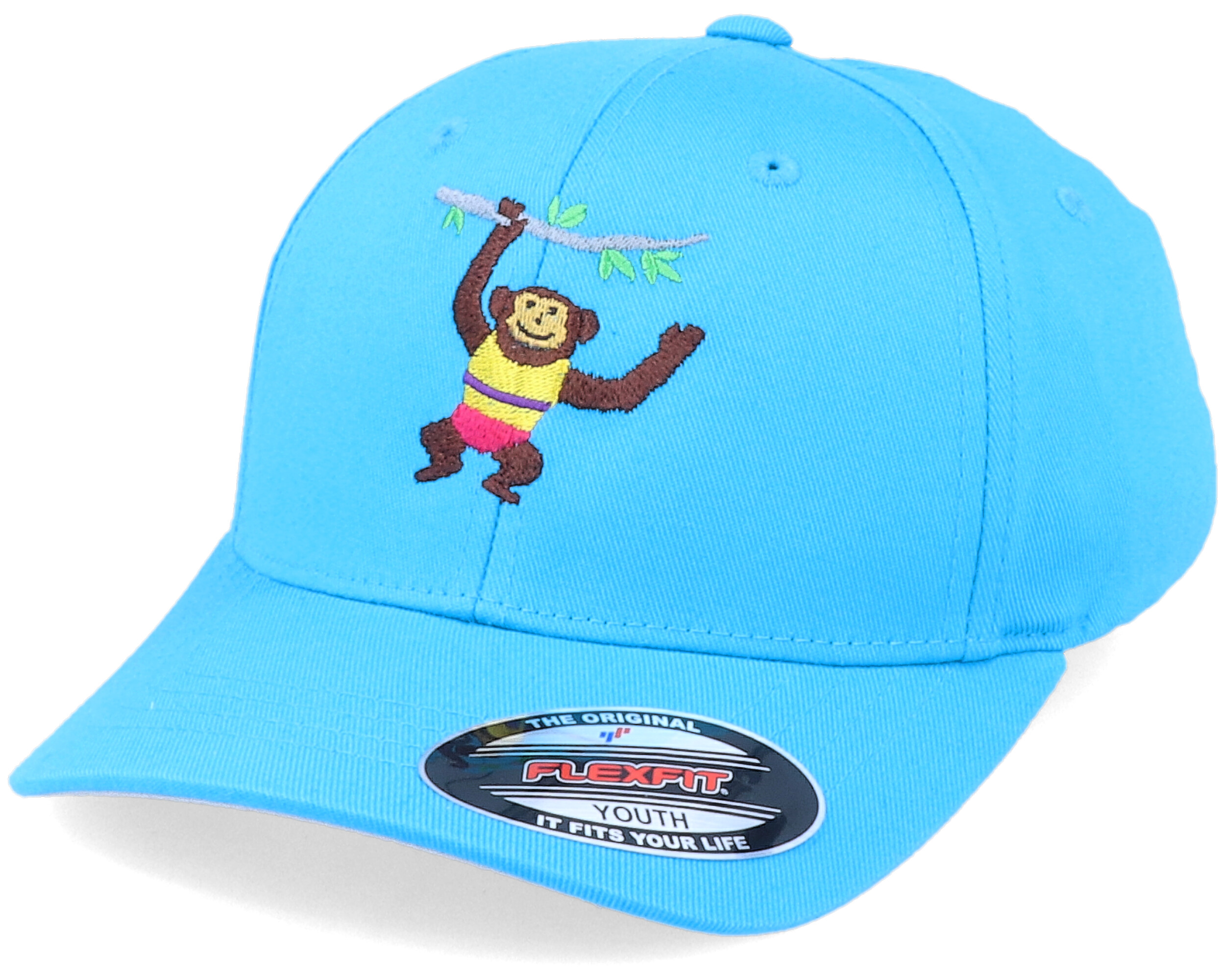 Kids Climbing Monkey Hawaii Ocean Flexfit - Kiddo Cap | Hatstoreworld.com