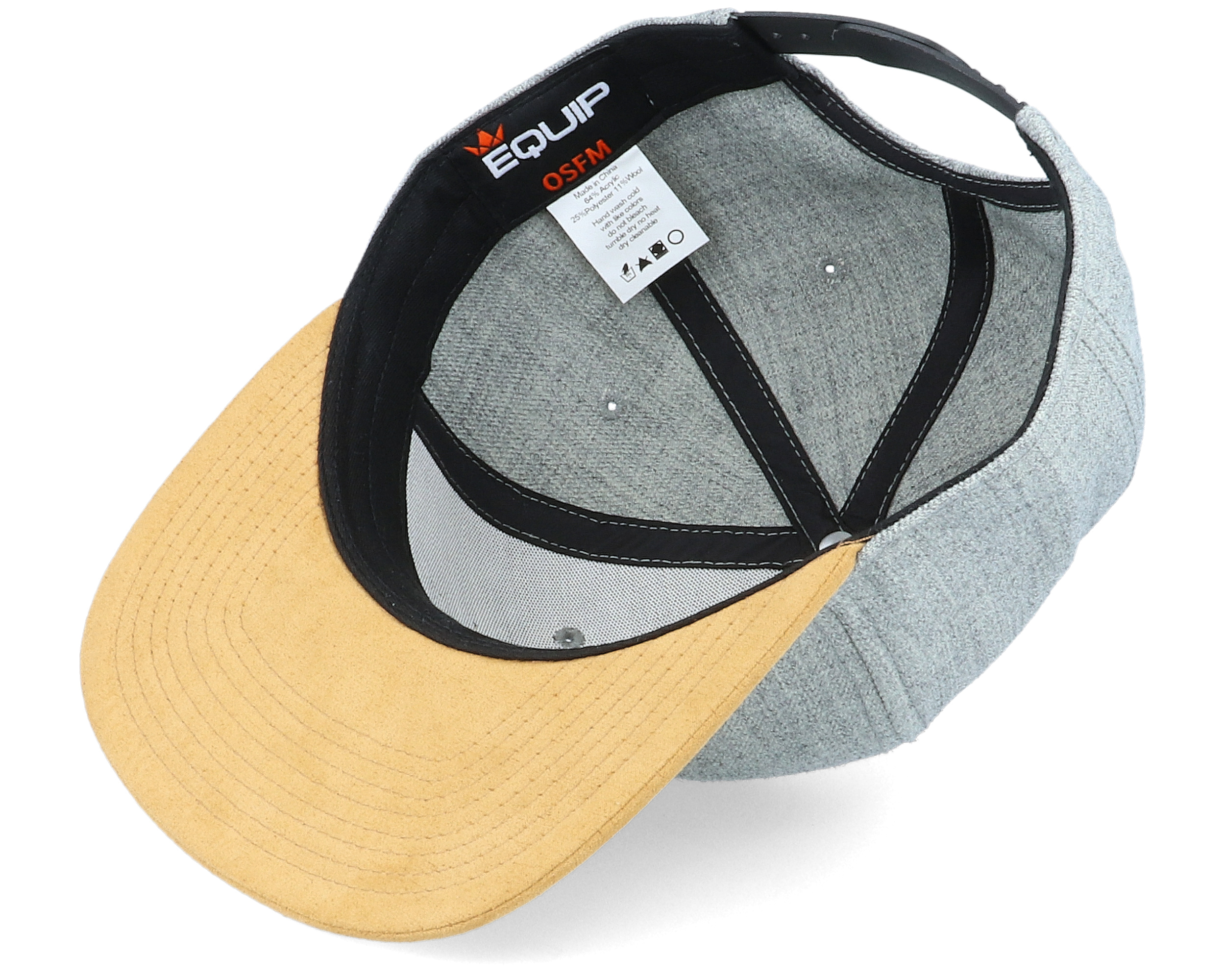 Buck Nature Silhouette Grey/Suede Snapback - Wild Spirit cap ...