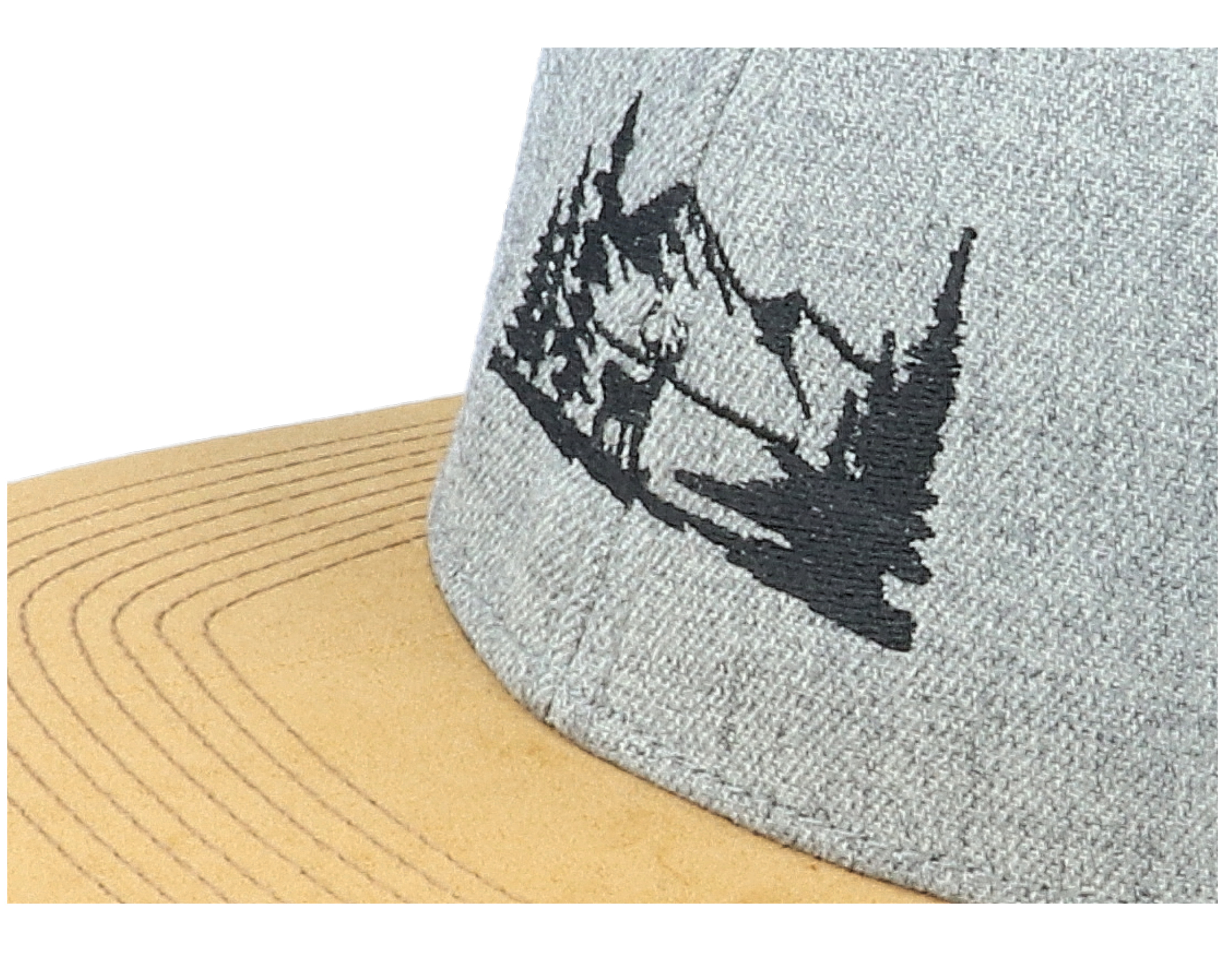 Buck Nature Silhouette Grey/Suede Snapback - Wild Spirit cap ...