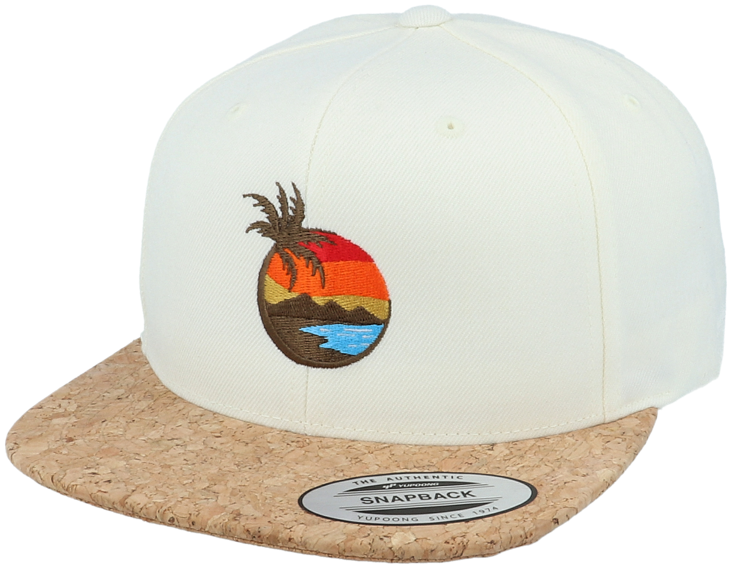 Aloha Sunset Natural/Cork Snapback - Iconic | Hatstoreworld.com