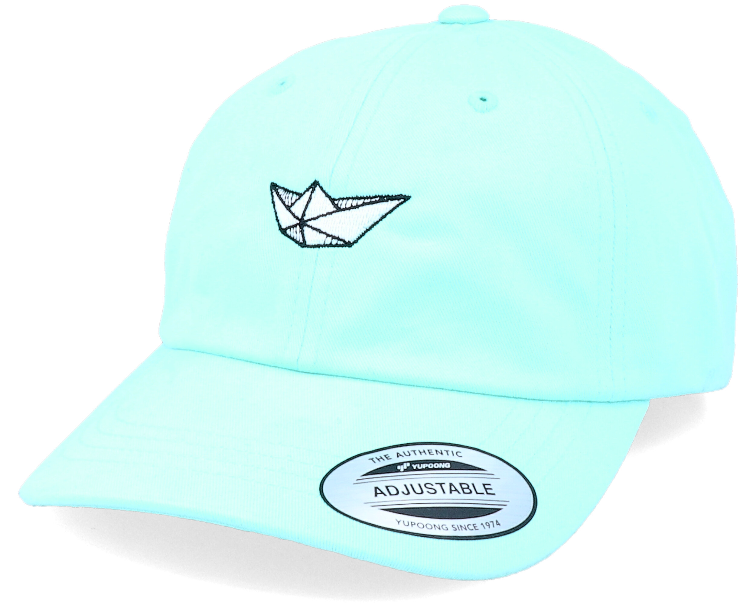 Tiny Paper Boat Black Dad Cap Dad Cap - Iconic | Hatstoreworld.com