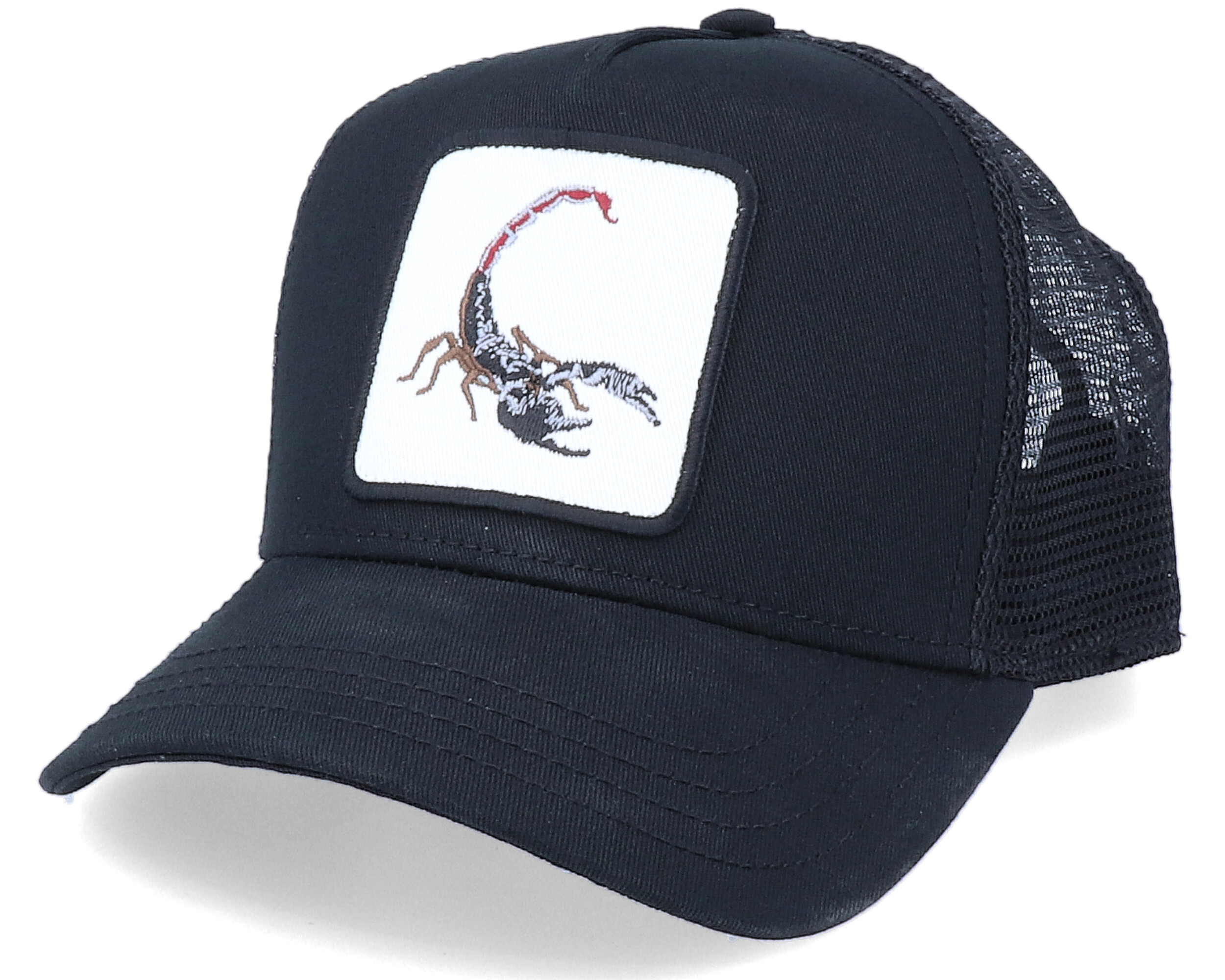 Scorpion Patch Black Trucker | Hatstoreworld.com