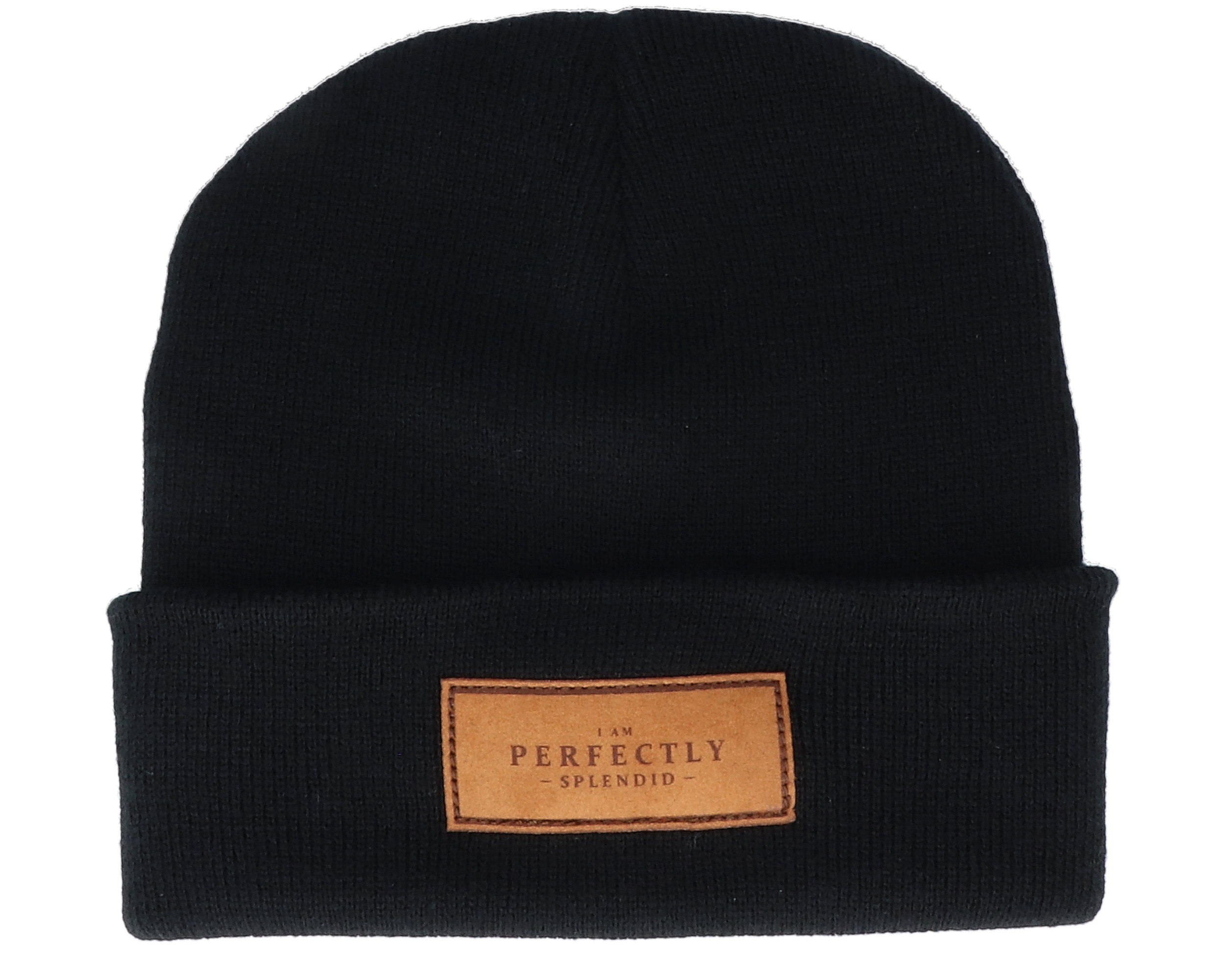 Perfectly Splendid Black Beanie | Hatstoreworld.com
