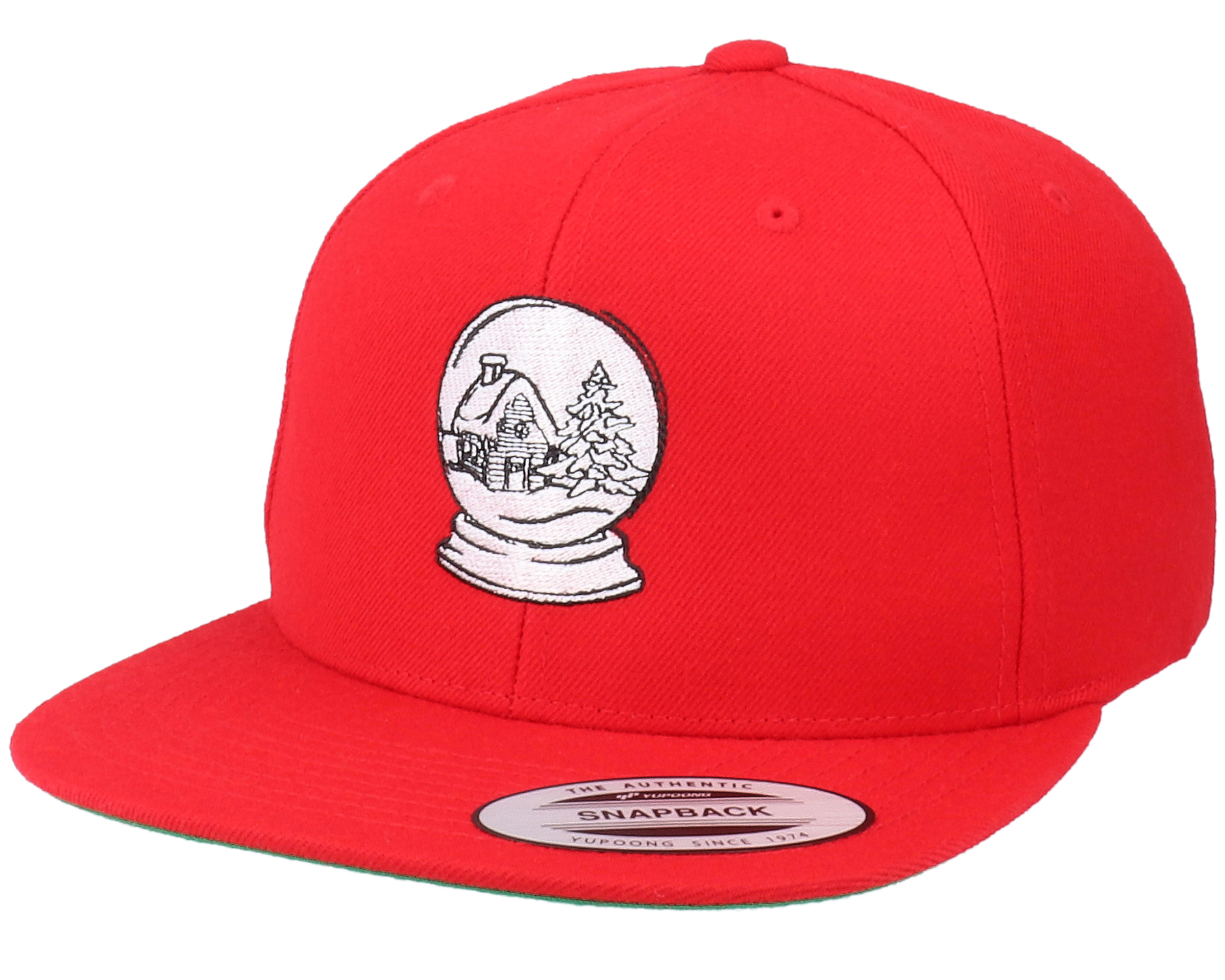 Christmas Snow Globe Red Snapack | Hatstoreworld.com