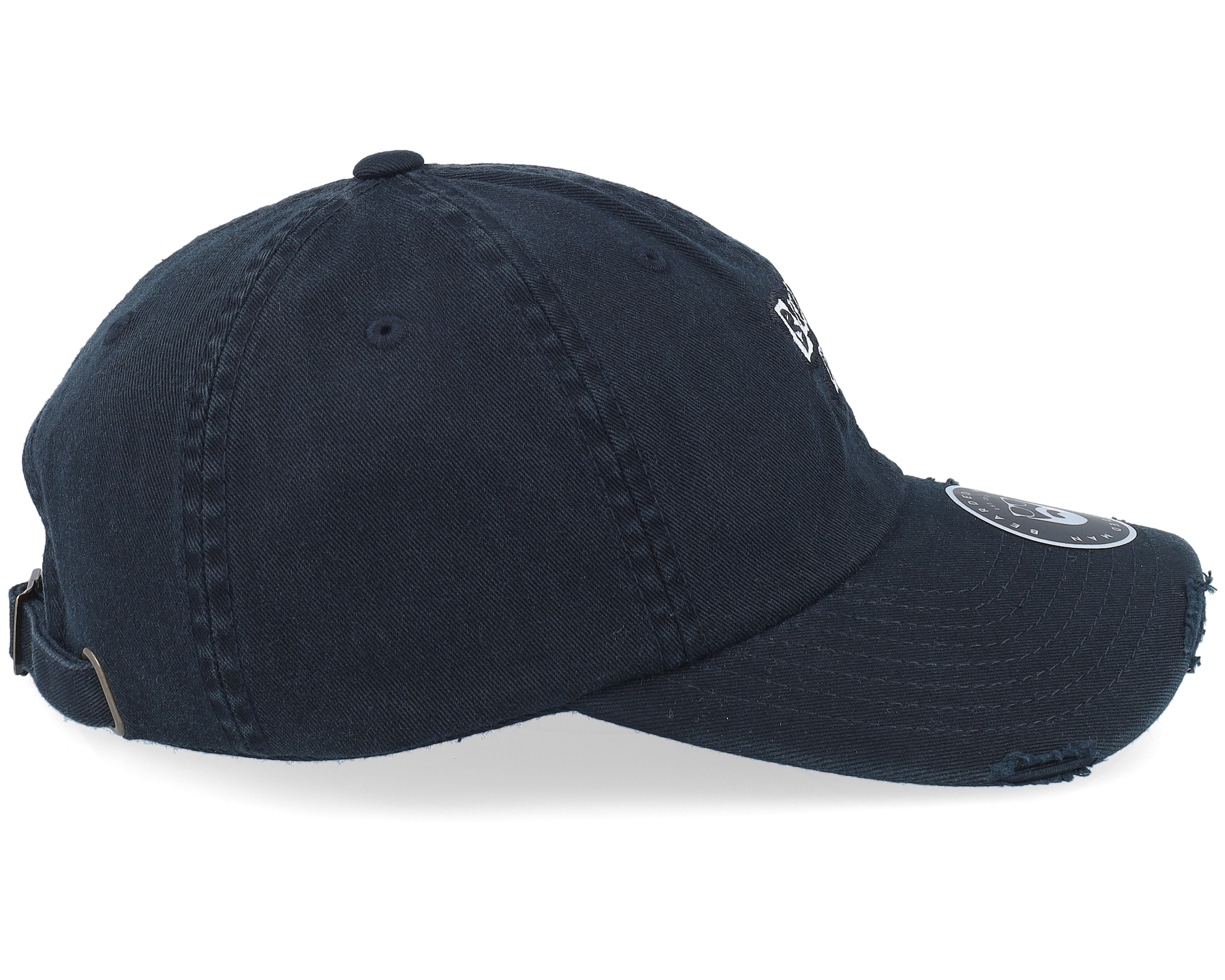 British Punk Logo Ripped Black Dad Cap | Hatstoreworld.com