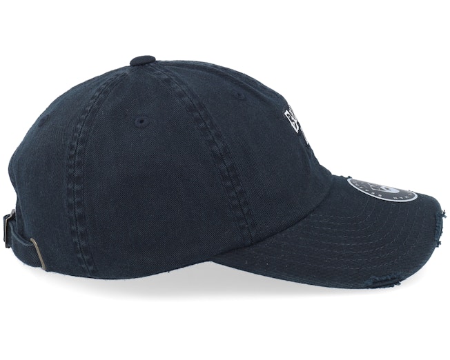 British Punk Logo Ripped Black Dad Cap - Bearded Man caps ...