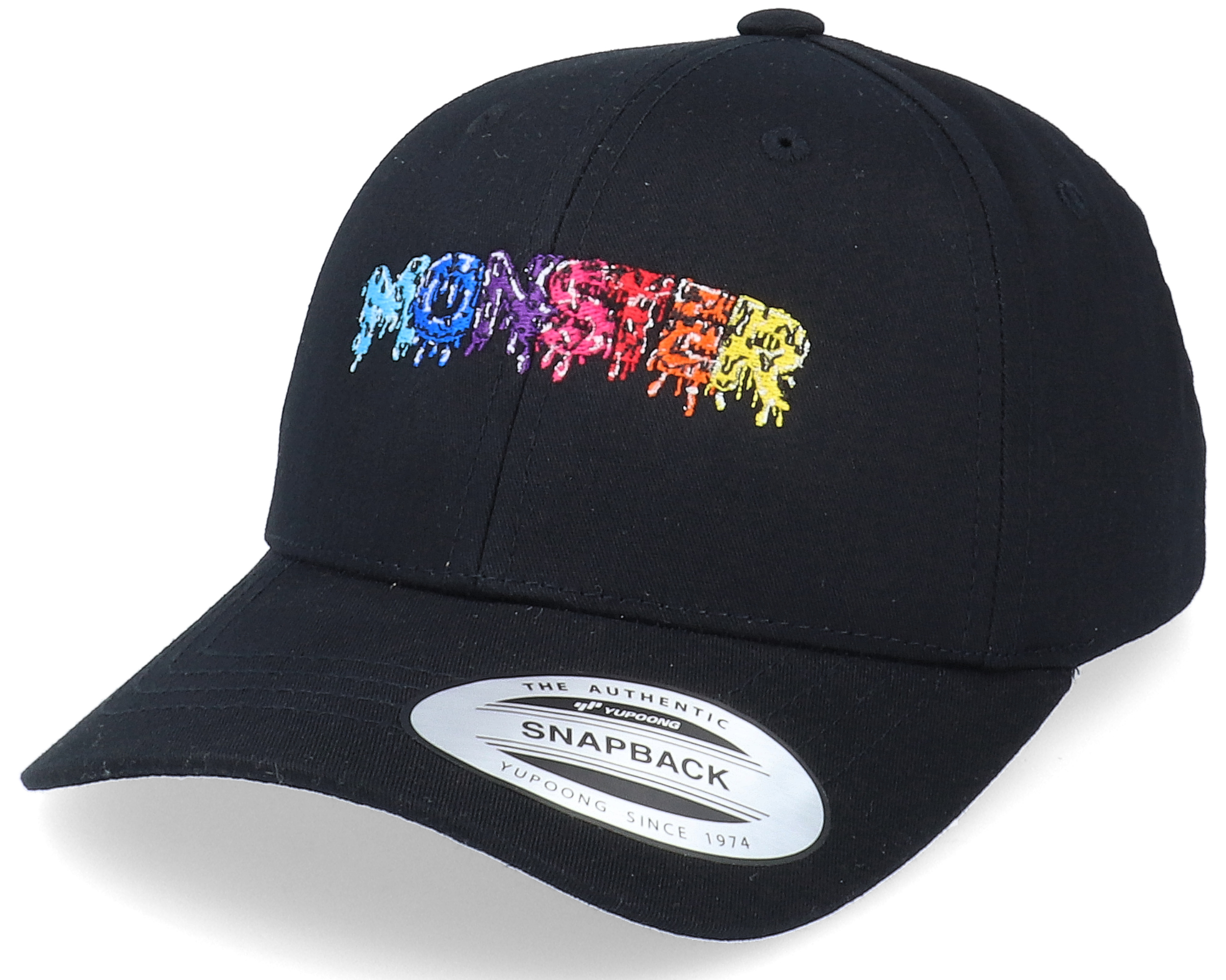 Kids Monster Logo Black Adjustable | Hatstoreworld.com