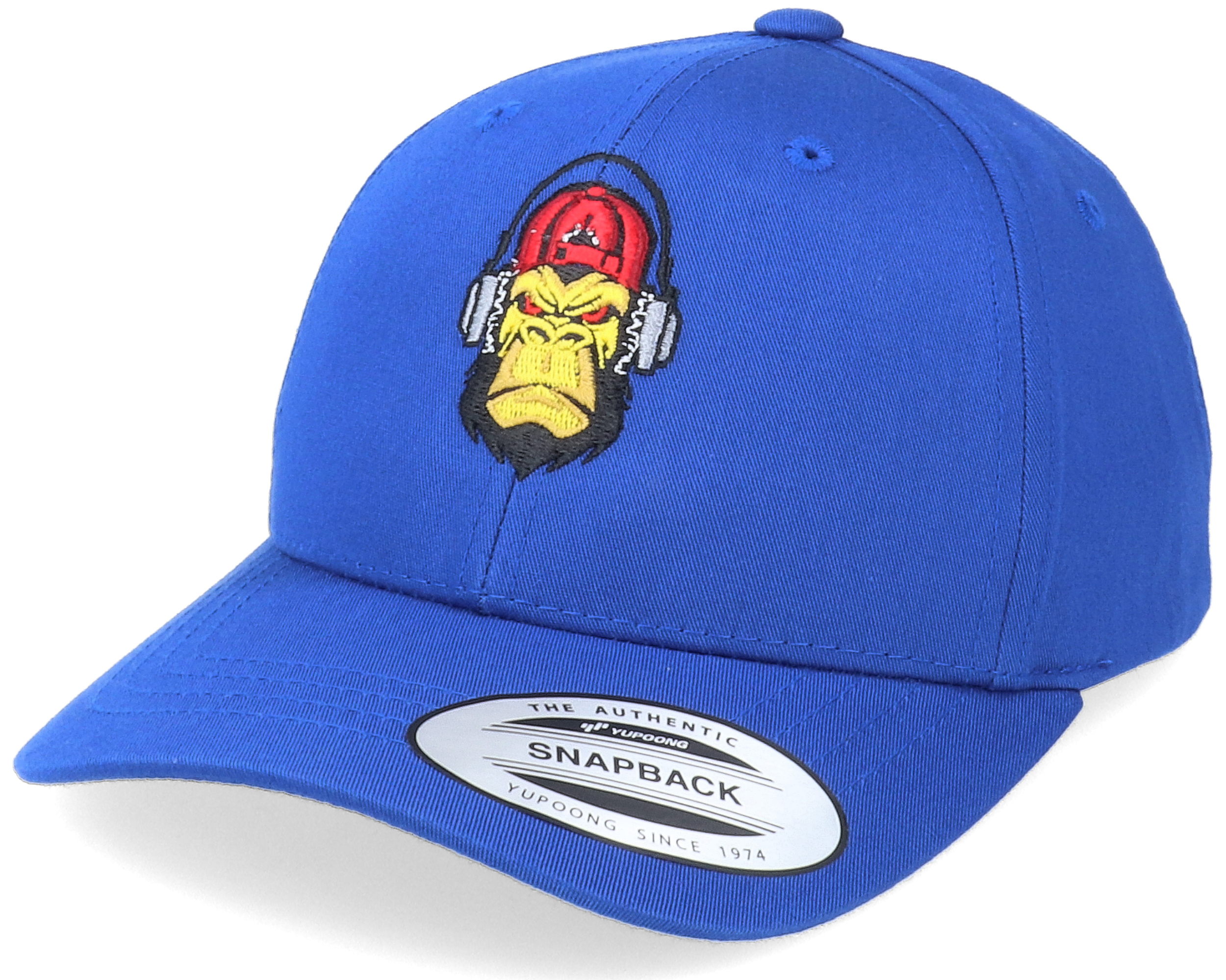Kids Cool Music Monkey Royal Blue Adjustable - Kiddo Cap キャップ ...