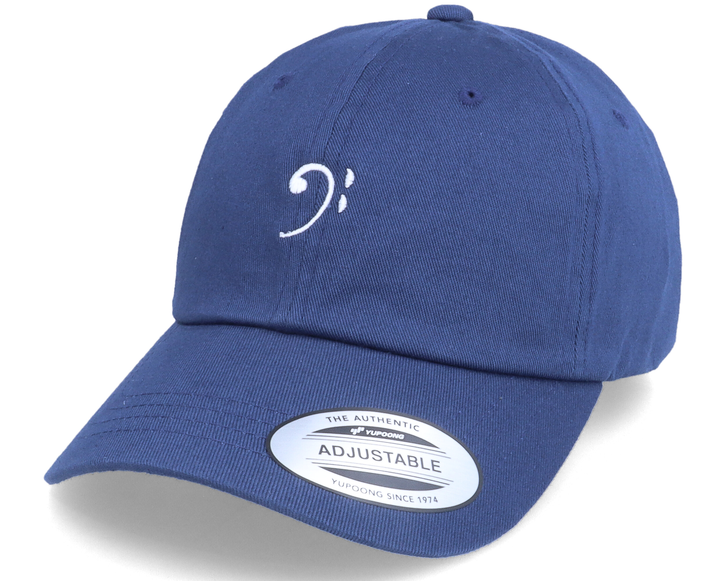 Bass Clef Navy Dad Cap | Hatstoreworld.com