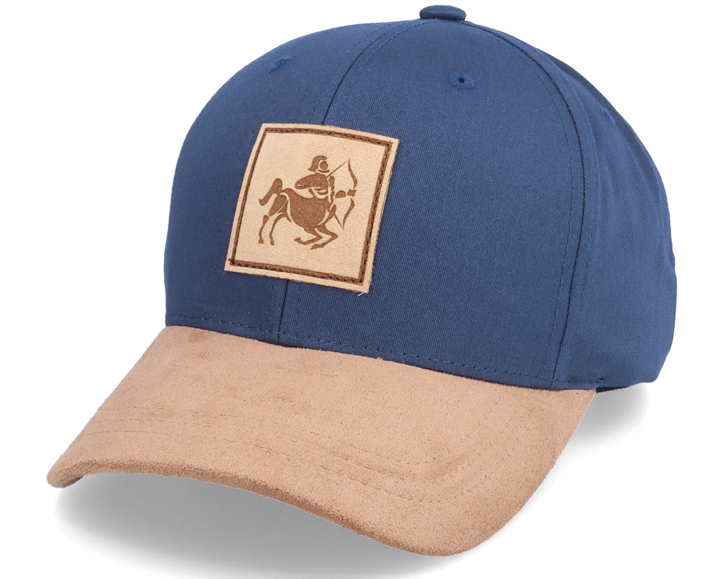 Sagittarius Zodiac Patch Navy/Suede Adjustable | Hatstoreworld.com