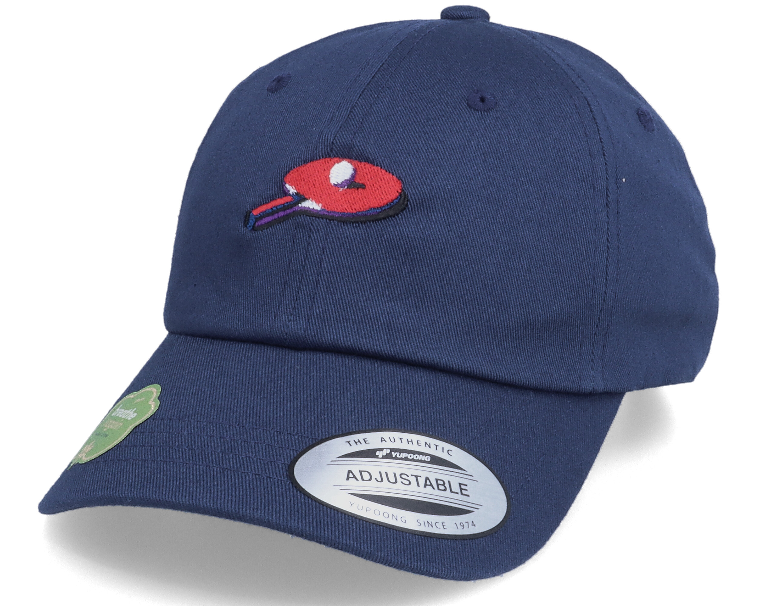 Tiny Ping Pong Racket Navy Dad Cap | Hatstoreworld.com
