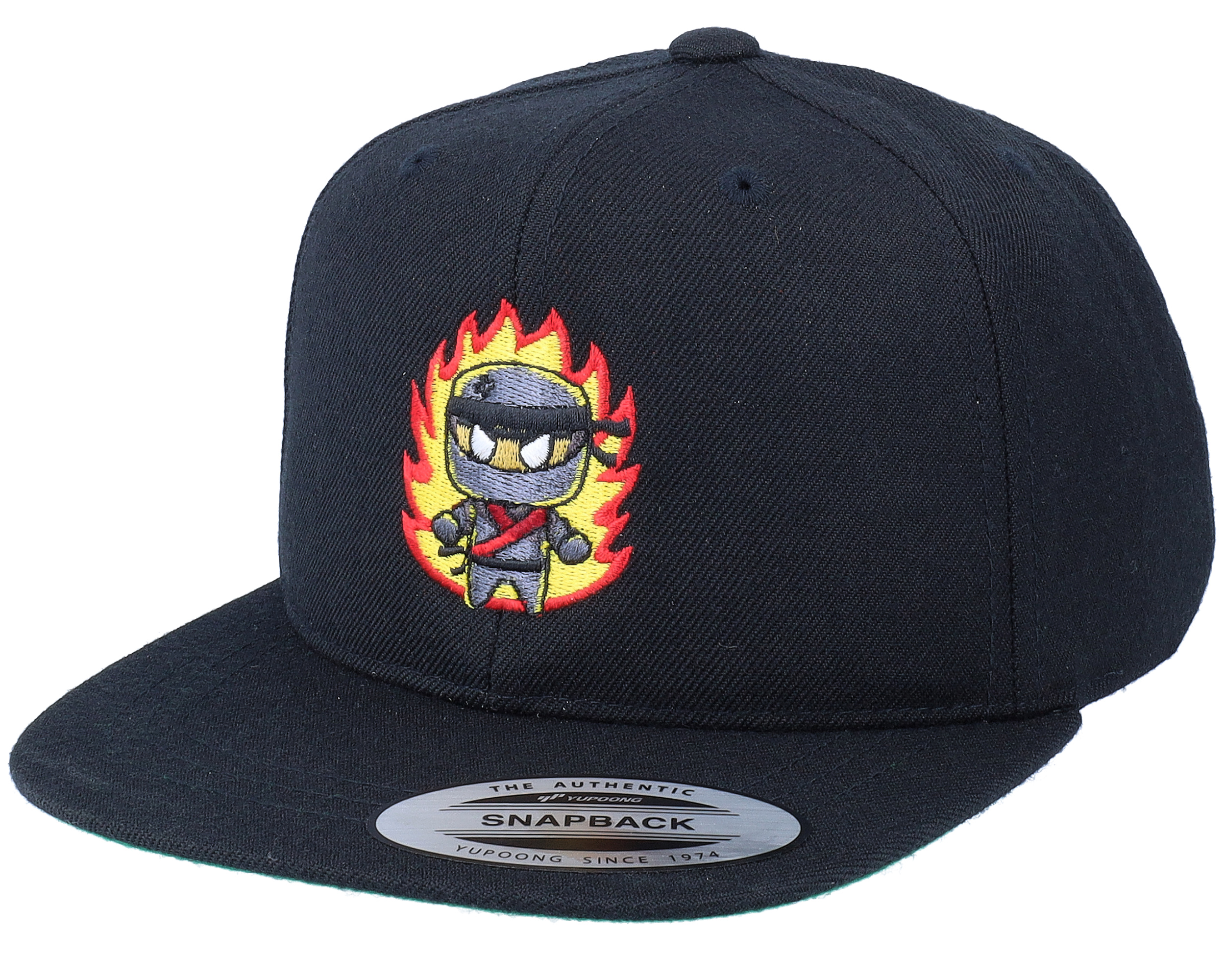 Ninja Fire Fury Master Black Snapback | Hatstoreworld.com