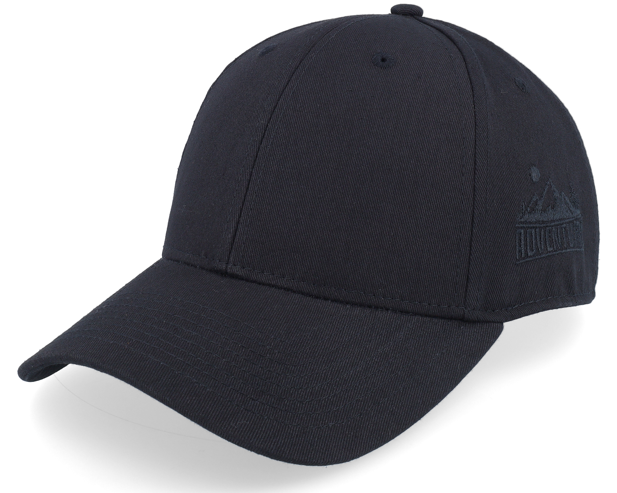 Mountain Adventure Logo Side Black Adjustable | Hatstoreworld.com