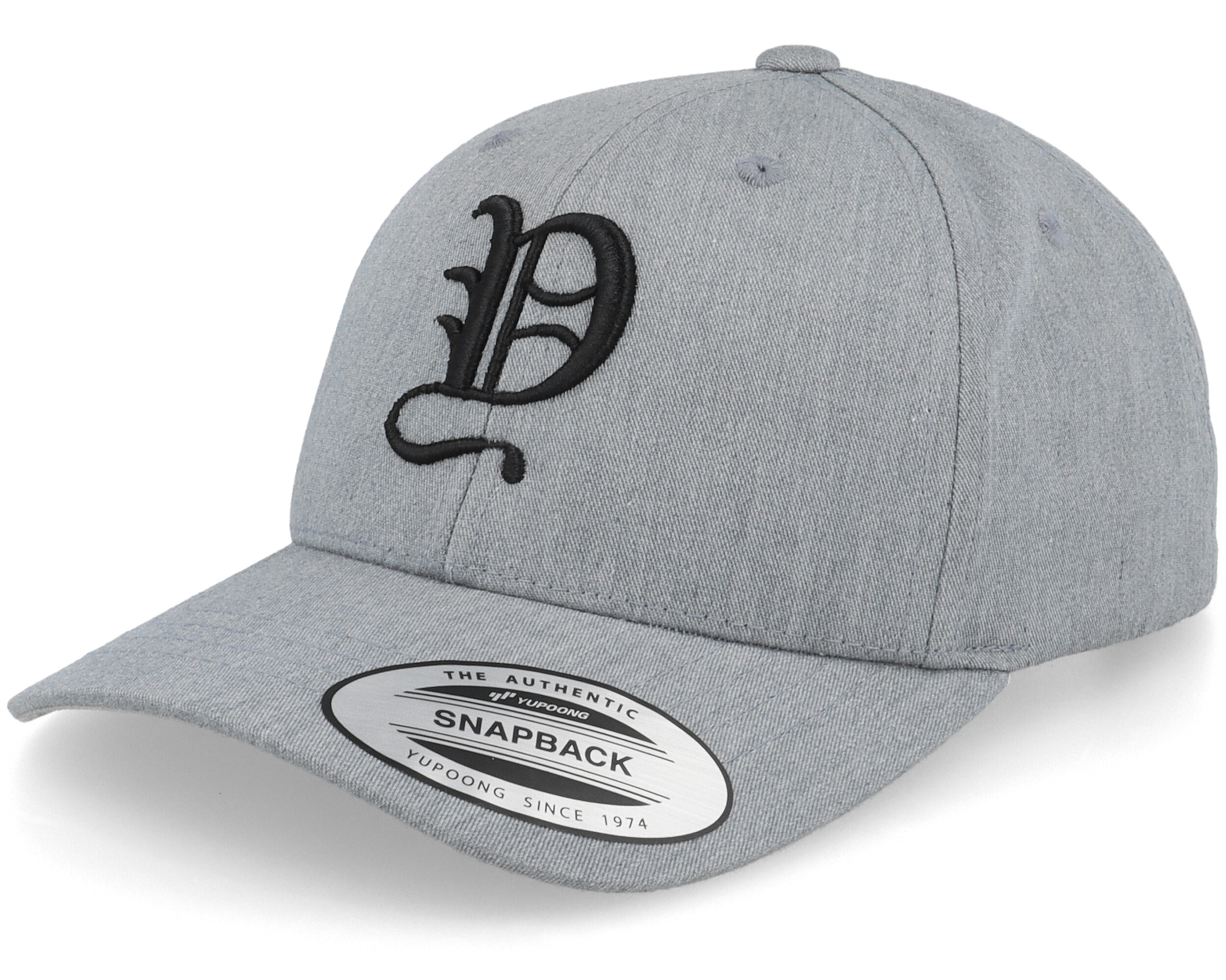 Kids Y Letter 3d Heather Grey Adjustable | Hatstoreworld.com