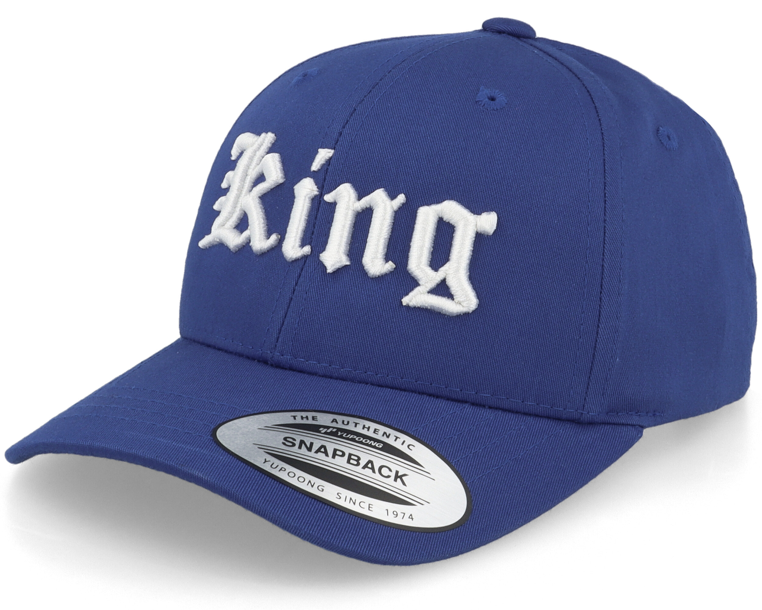 Kids King Old English 3d Blue Adjustable - Kiddo Cap | Hatstoreworld.com