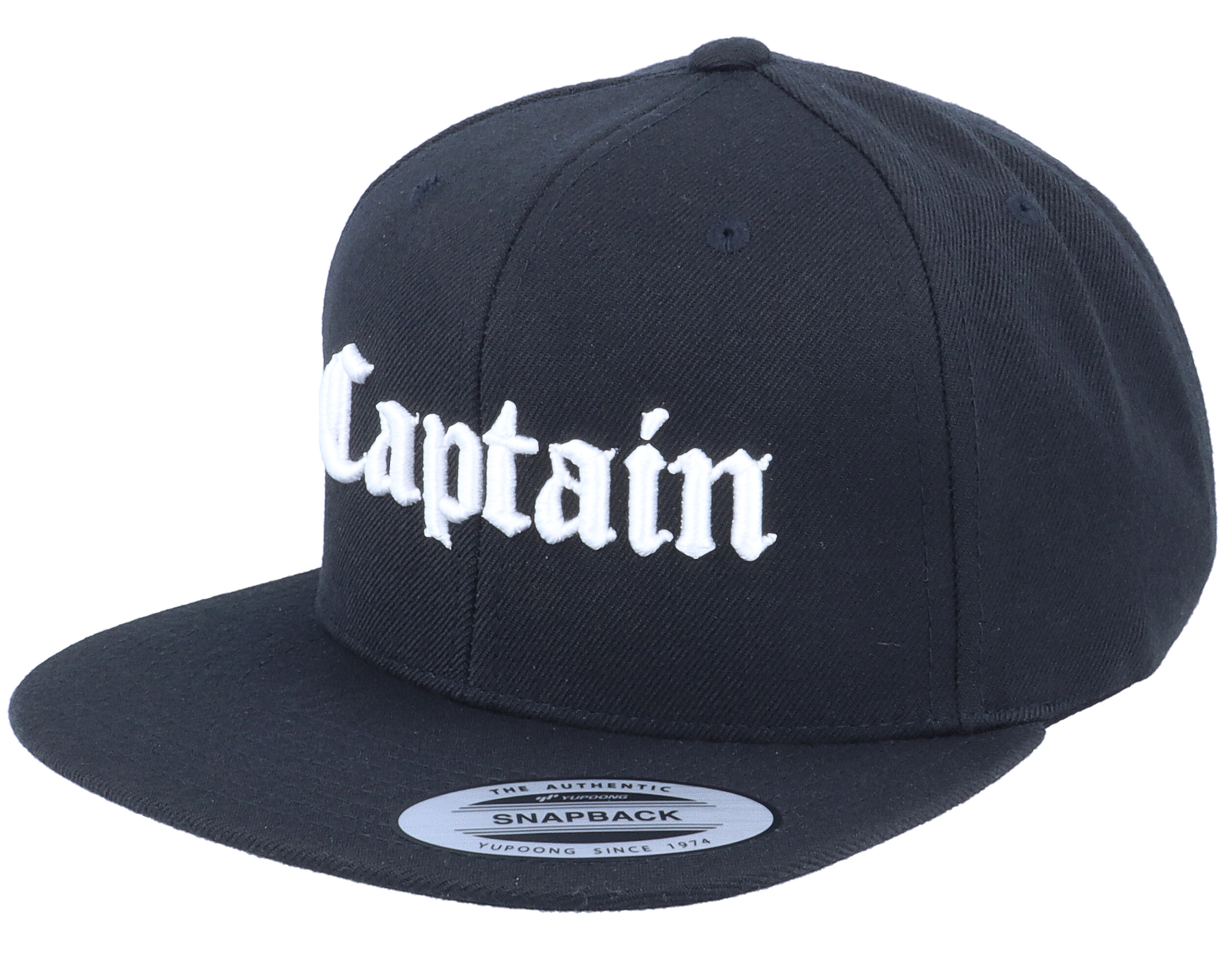 3D Captain Black Snapback | Hatstoreworld.com