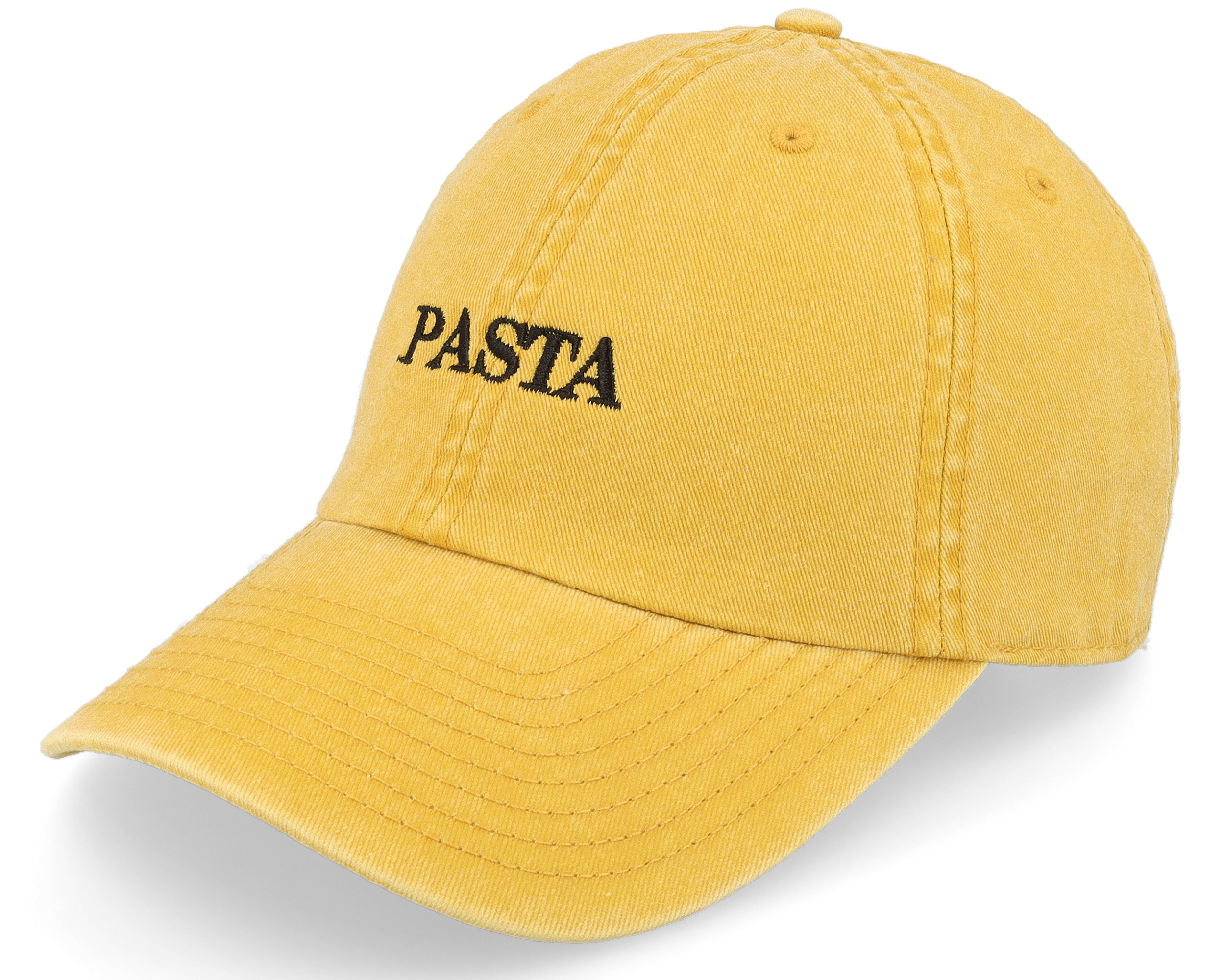 Pasta Washed Mustard Dad Cap | Hatstoreworld.com