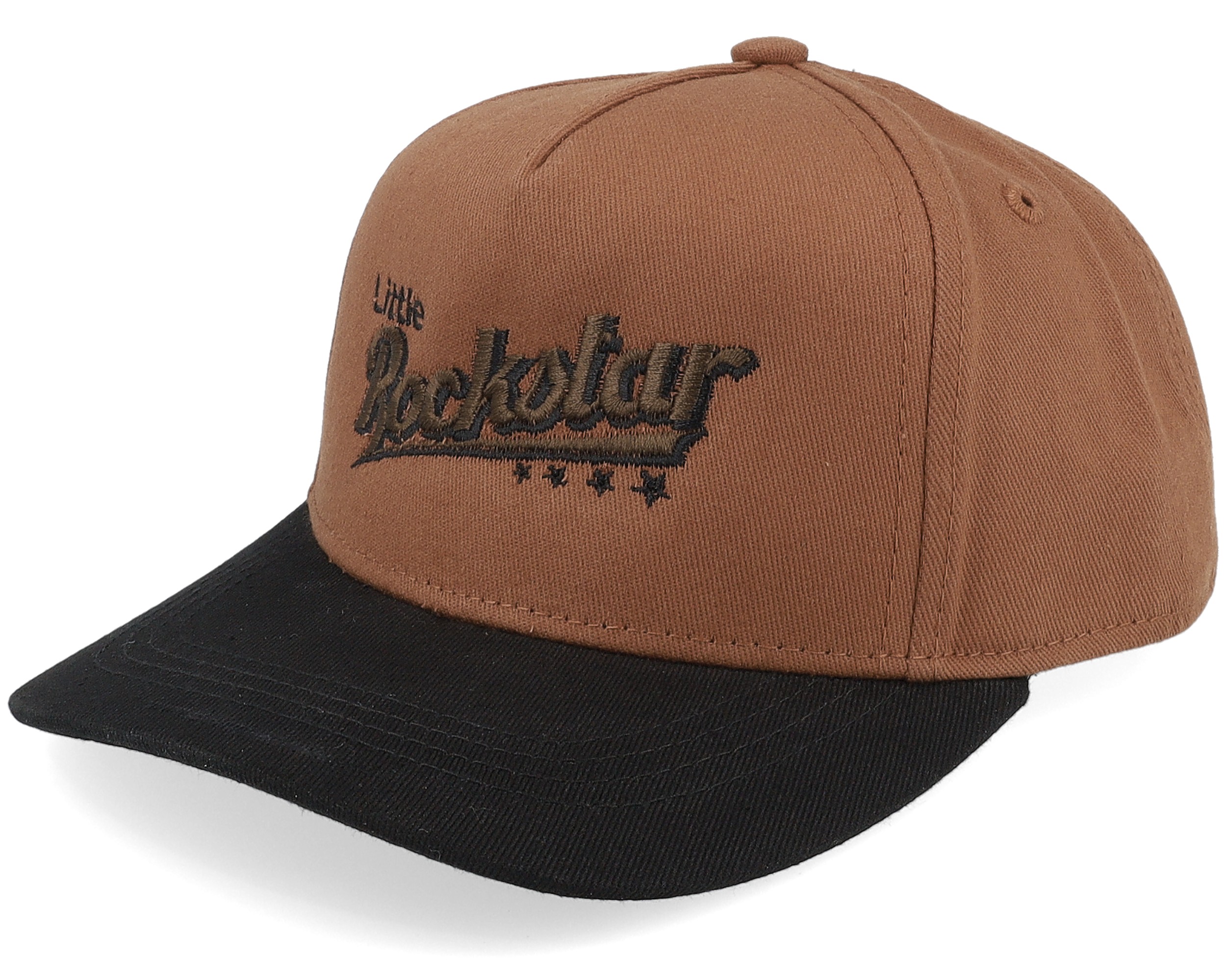 Kids Toddler Little Rockstar Caramel/Black Trucker | Hatstoreworld.com