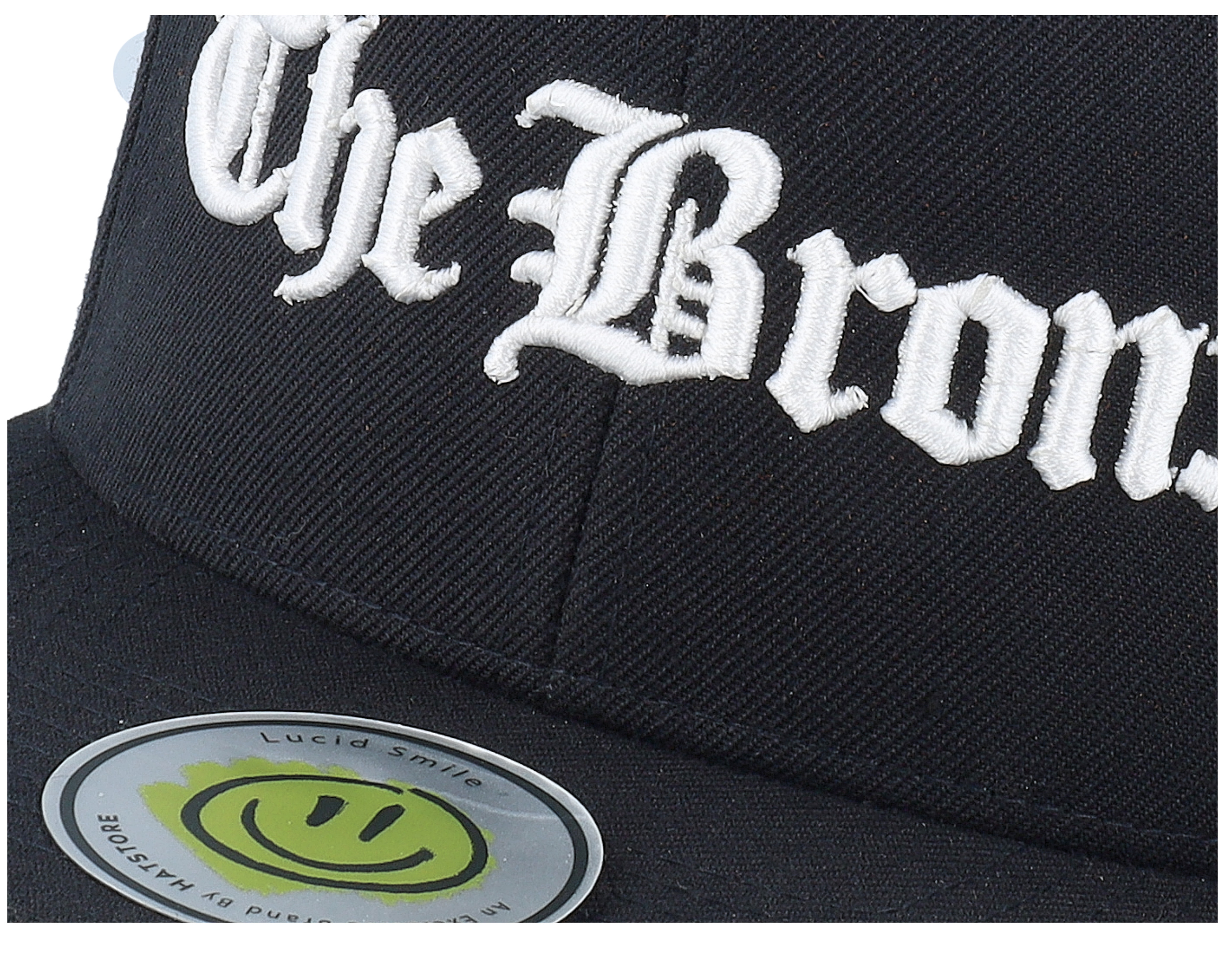 The Bronx 3d Script Black Snapback - Lucid Smile | Hatstore.com