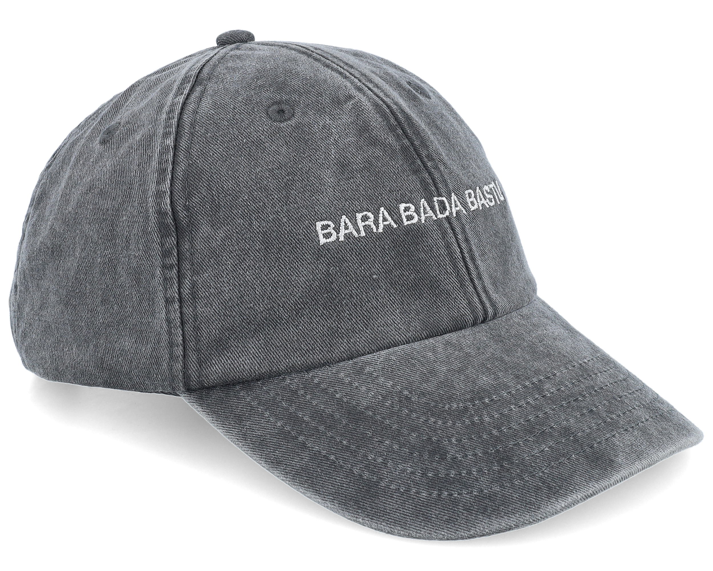 Bara Bada Bastu Vintage Washed Black Dad Cap - Scenes 棒球帽 | Hatstore.com