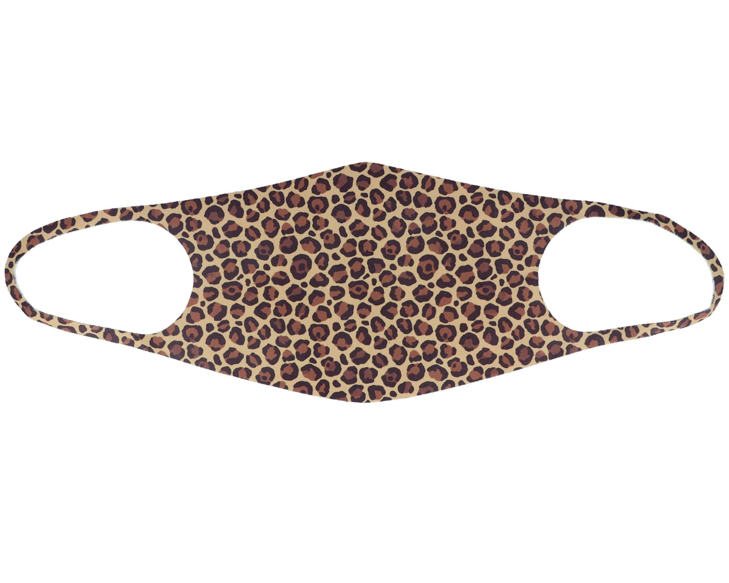 Leopard Dense Flat Face Mask | Hatstoreworld.com