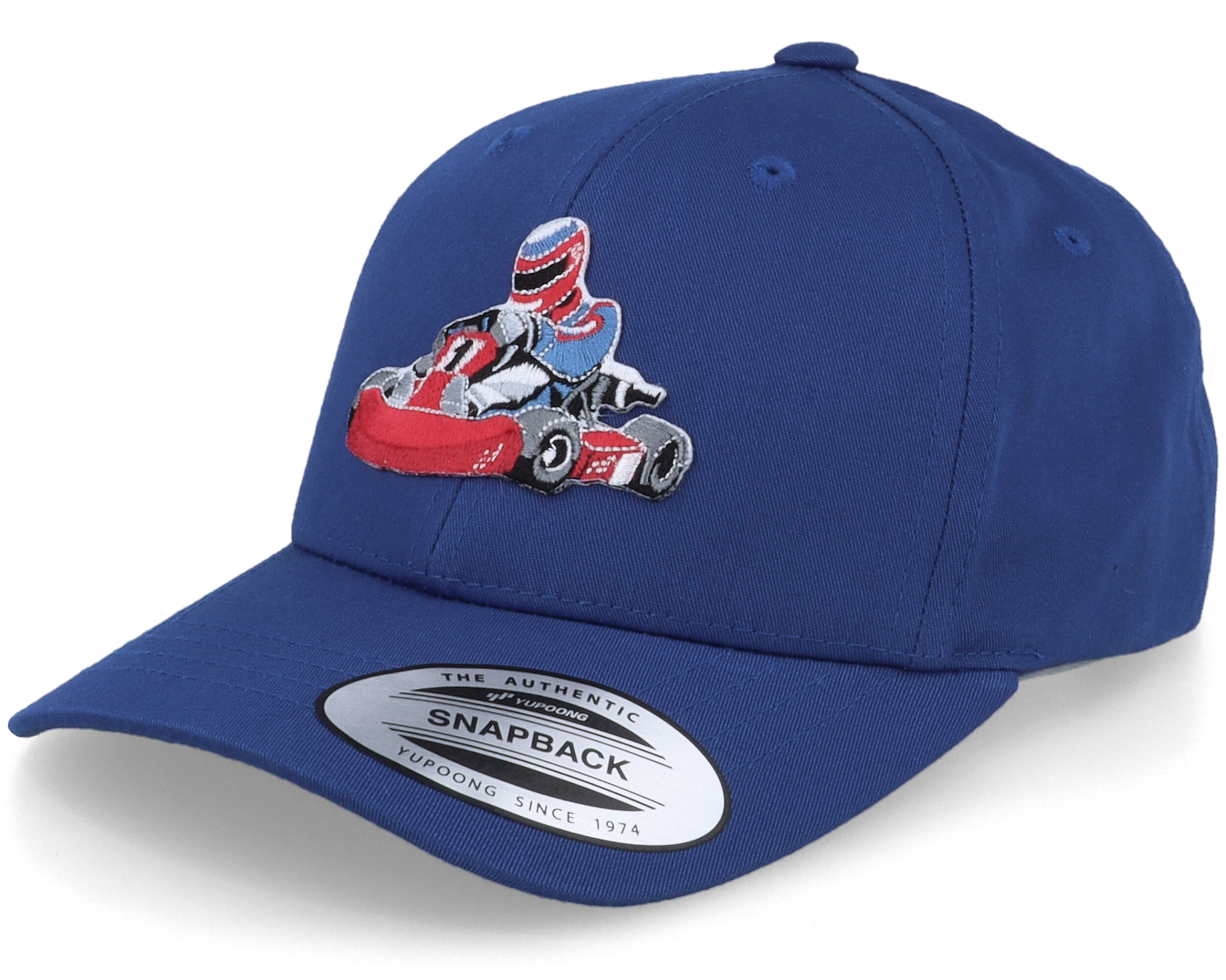 Kids Gokart Racer Blue Adjustable - Kiddo Cap | Hatstoreworld.com