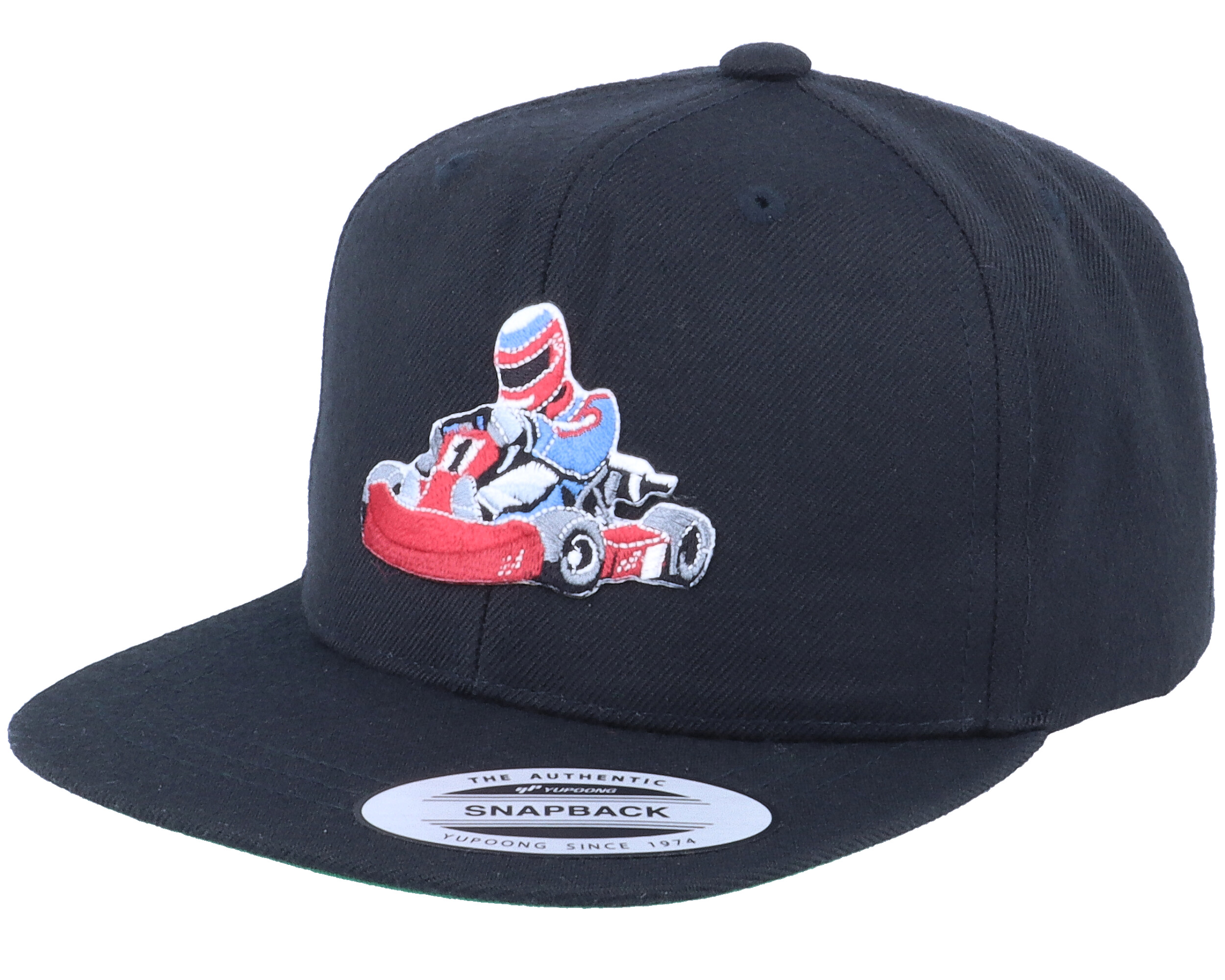 Kids Gokart Racer Black Snapback - Kiddo Cap | Hatstoreworld.com